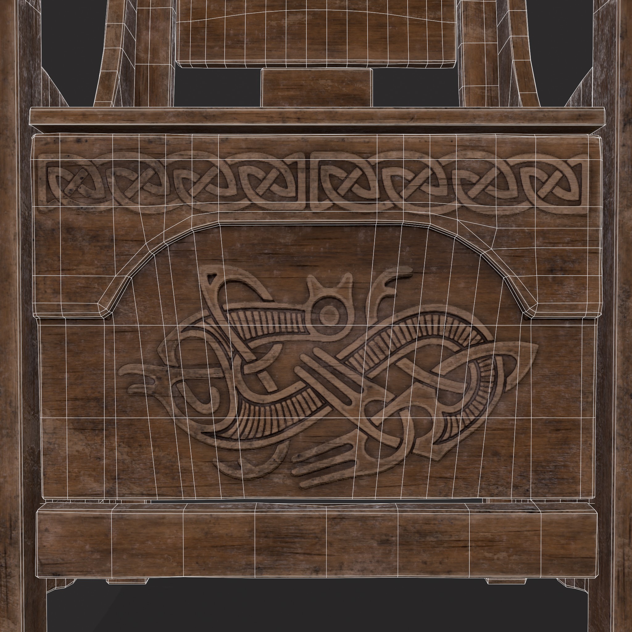 Medieval Designed Chair - 3D Model by Get Dead Entertainment