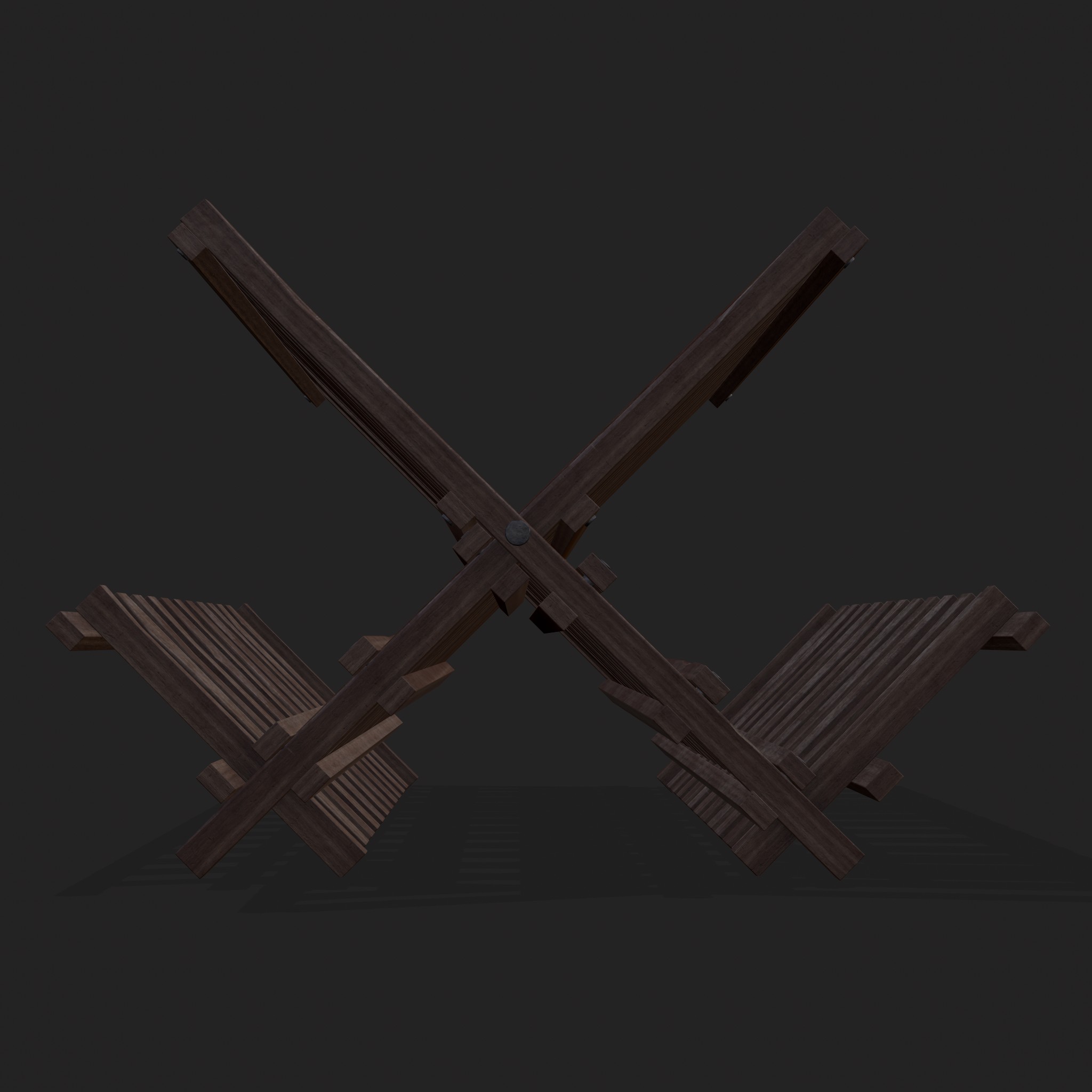 Medieval Dish Rack - 3D Model by Get Dead Entertainment