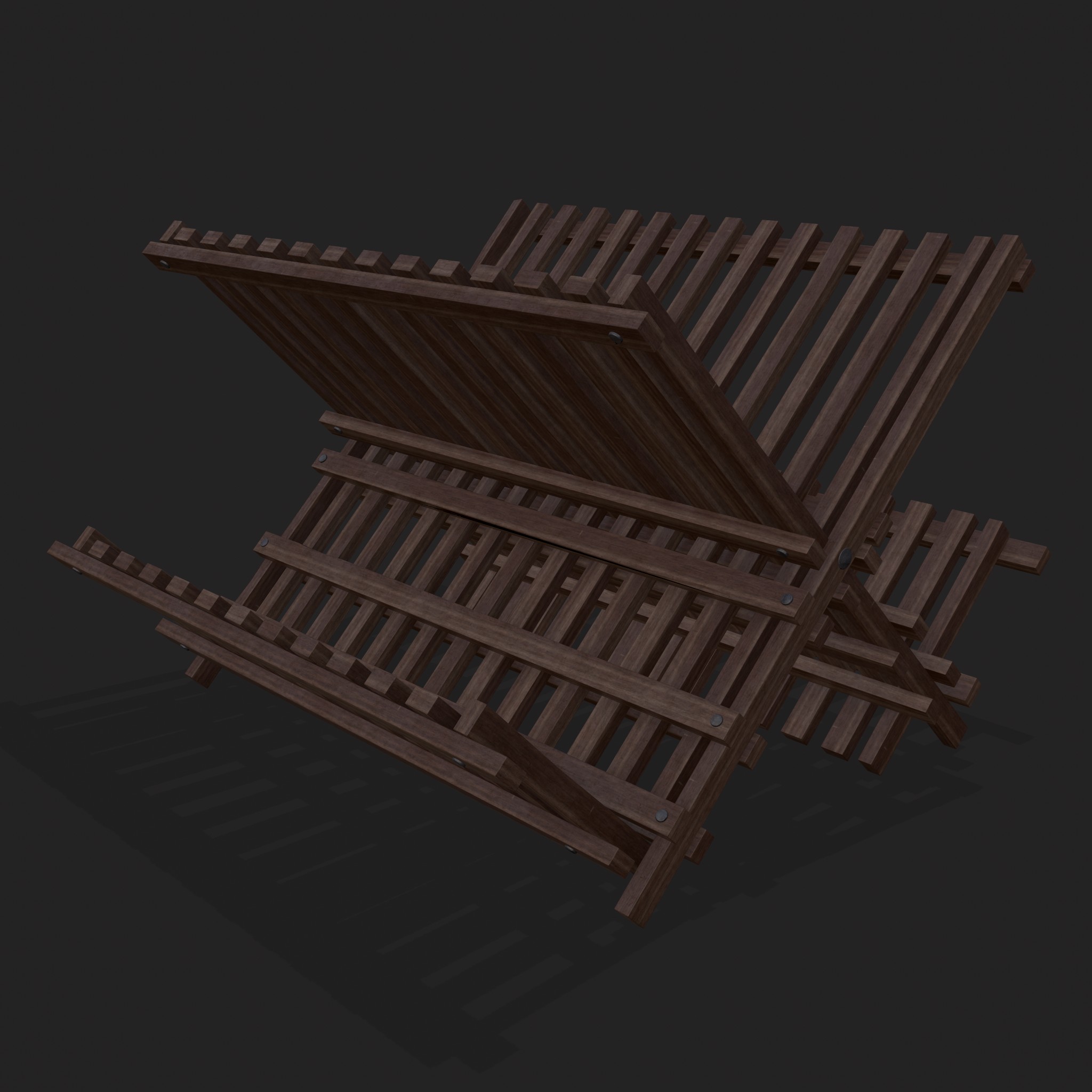 Medieval Dish Rack - 3D Model by Get Dead Entertainment