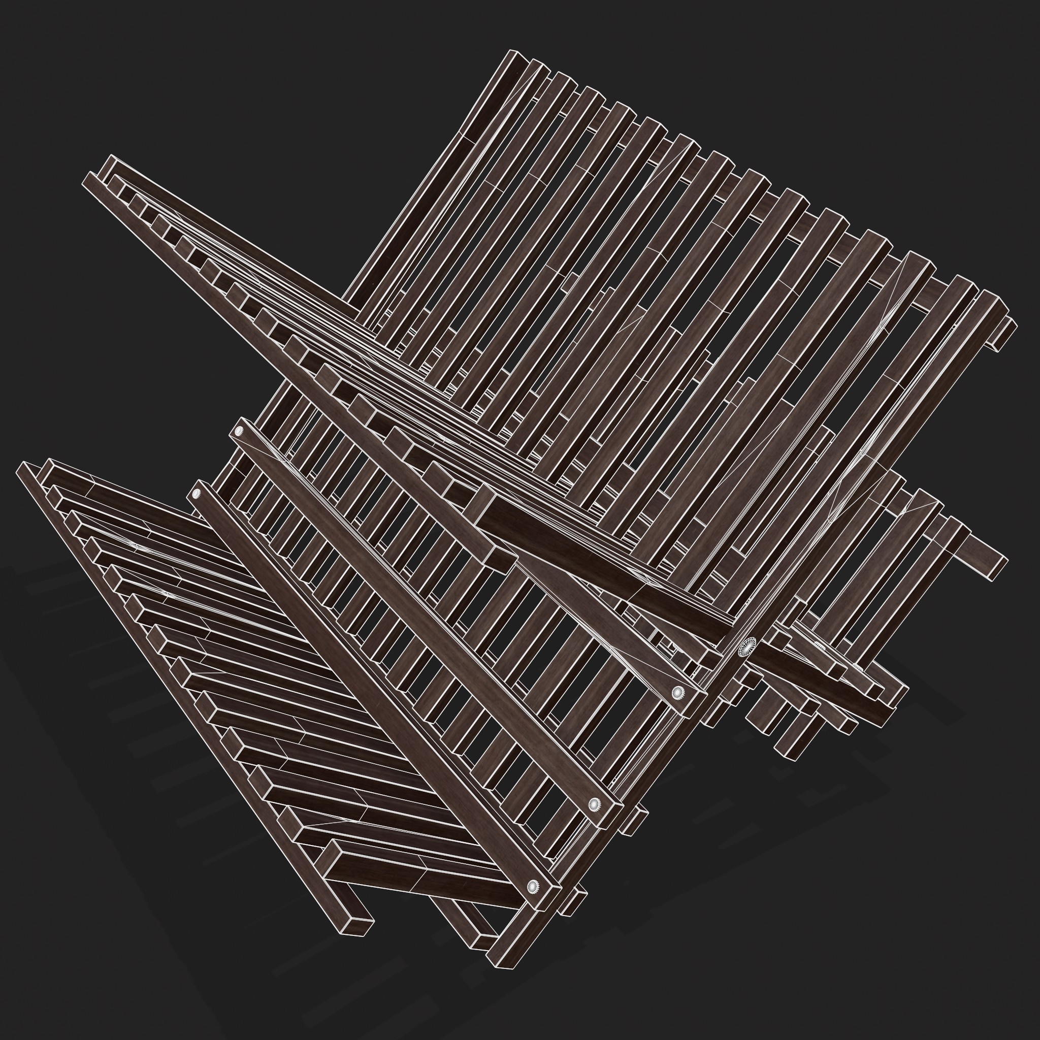 Medieval Dish Rack - 3D Model by Get Dead Entertainment