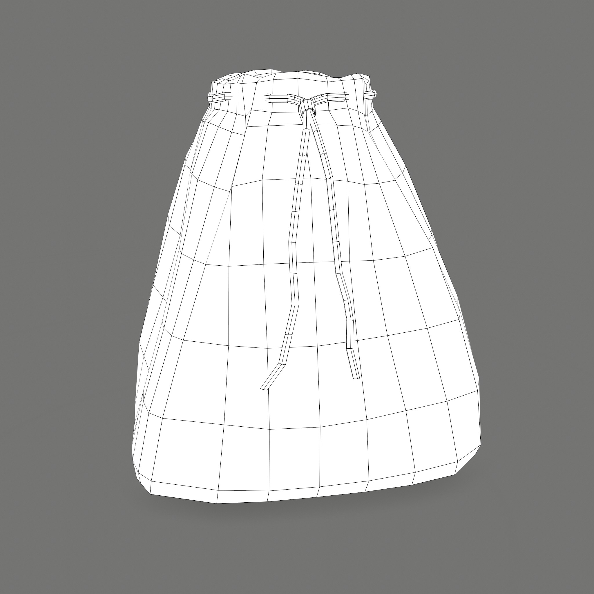 Medieval Drawstring Bag - 3D Model by Get Dead Entertainment