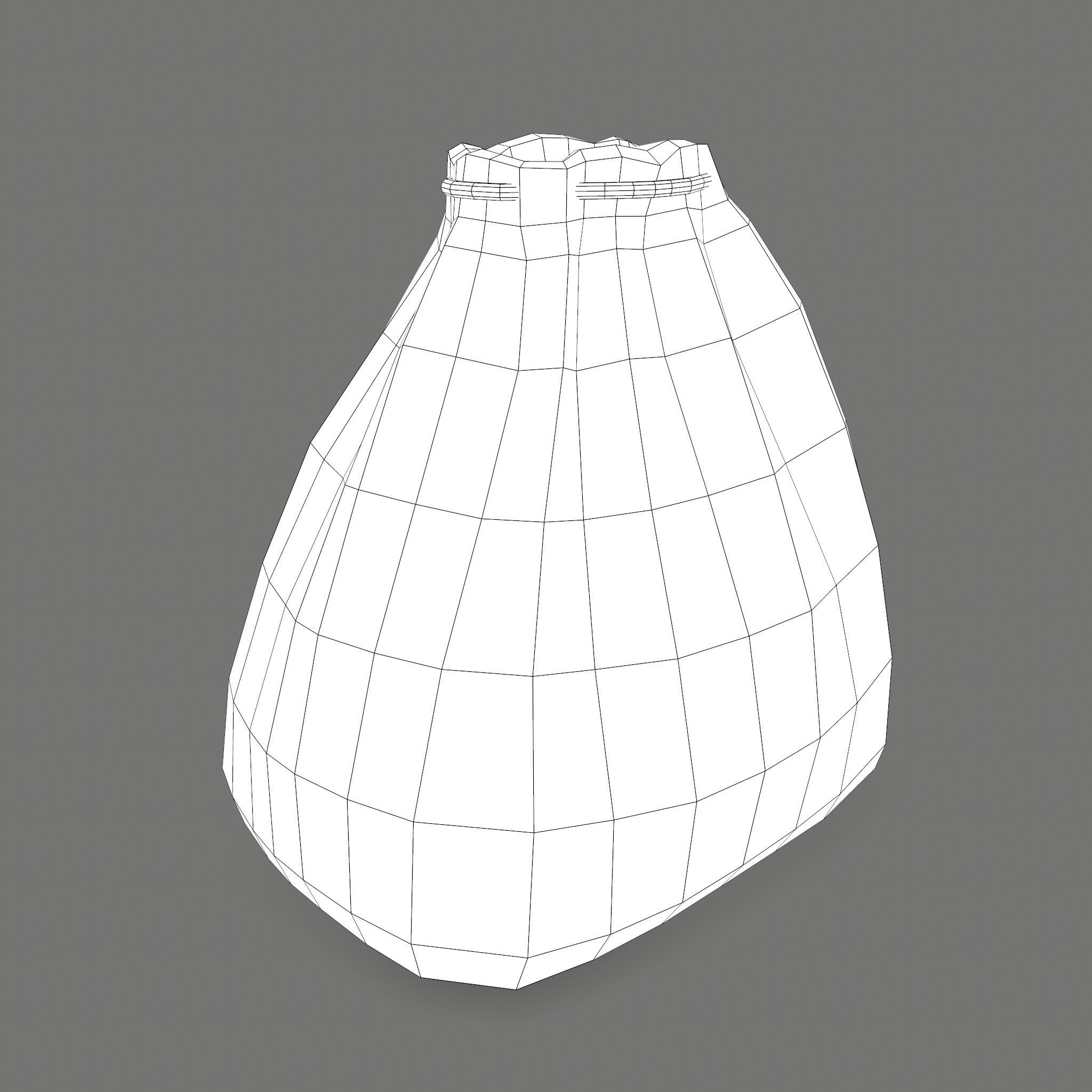 Medieval Drawstring Bag - 3D Model by Get Dead Entertainment