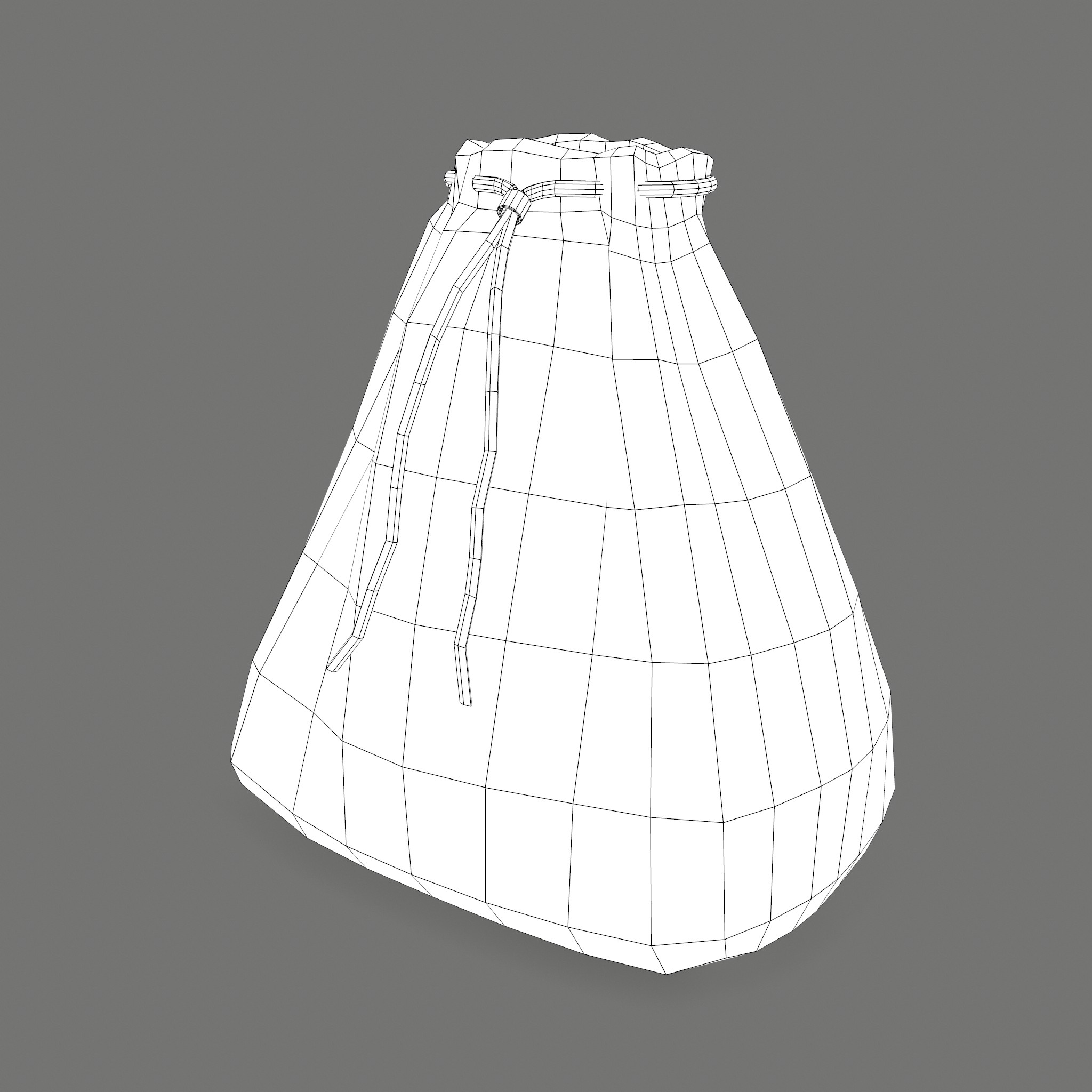 Medieval Drawstring Bag - 3D Model by Get Dead Entertainment