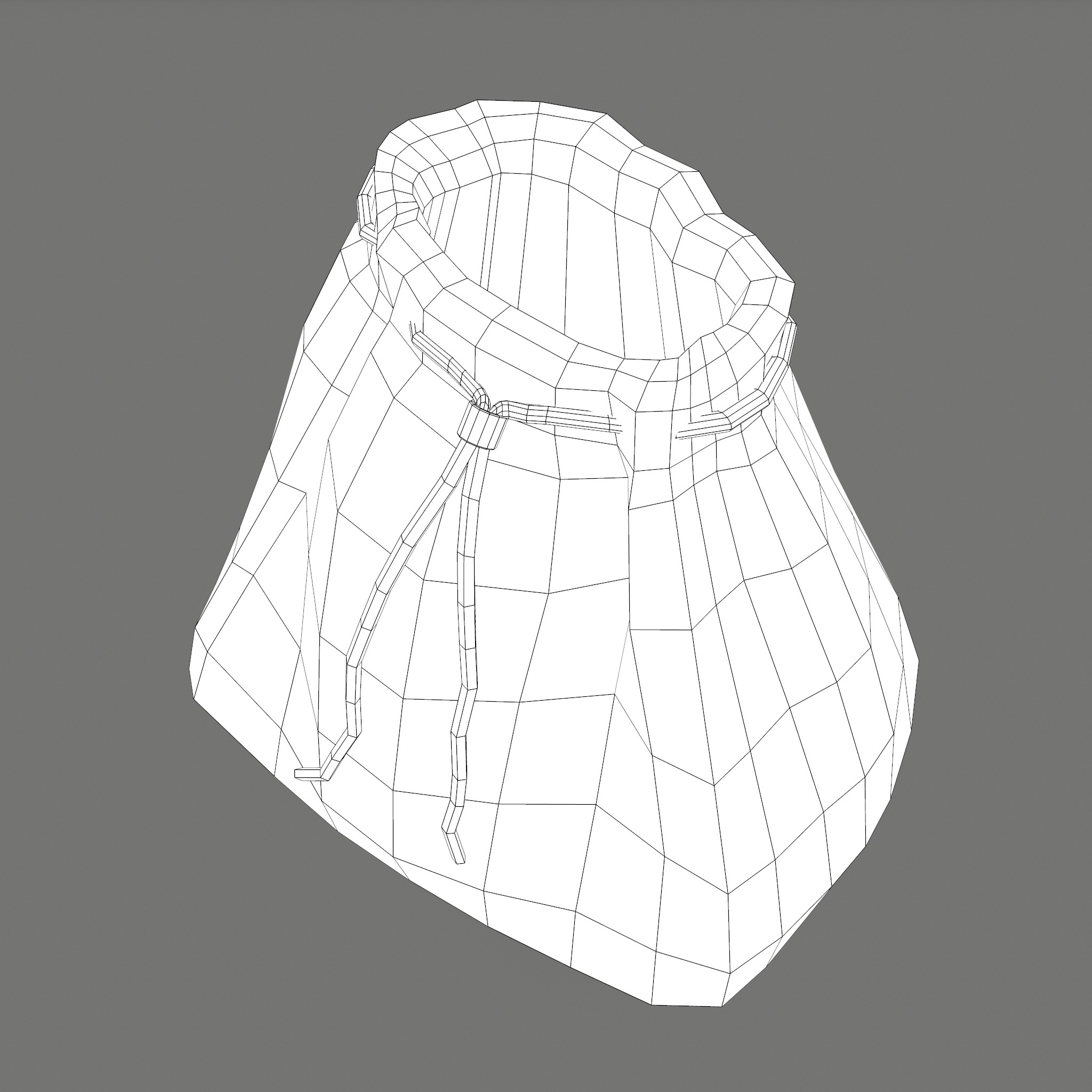 Medieval Drawstring Bag - 3D Model by Get Dead Entertainment