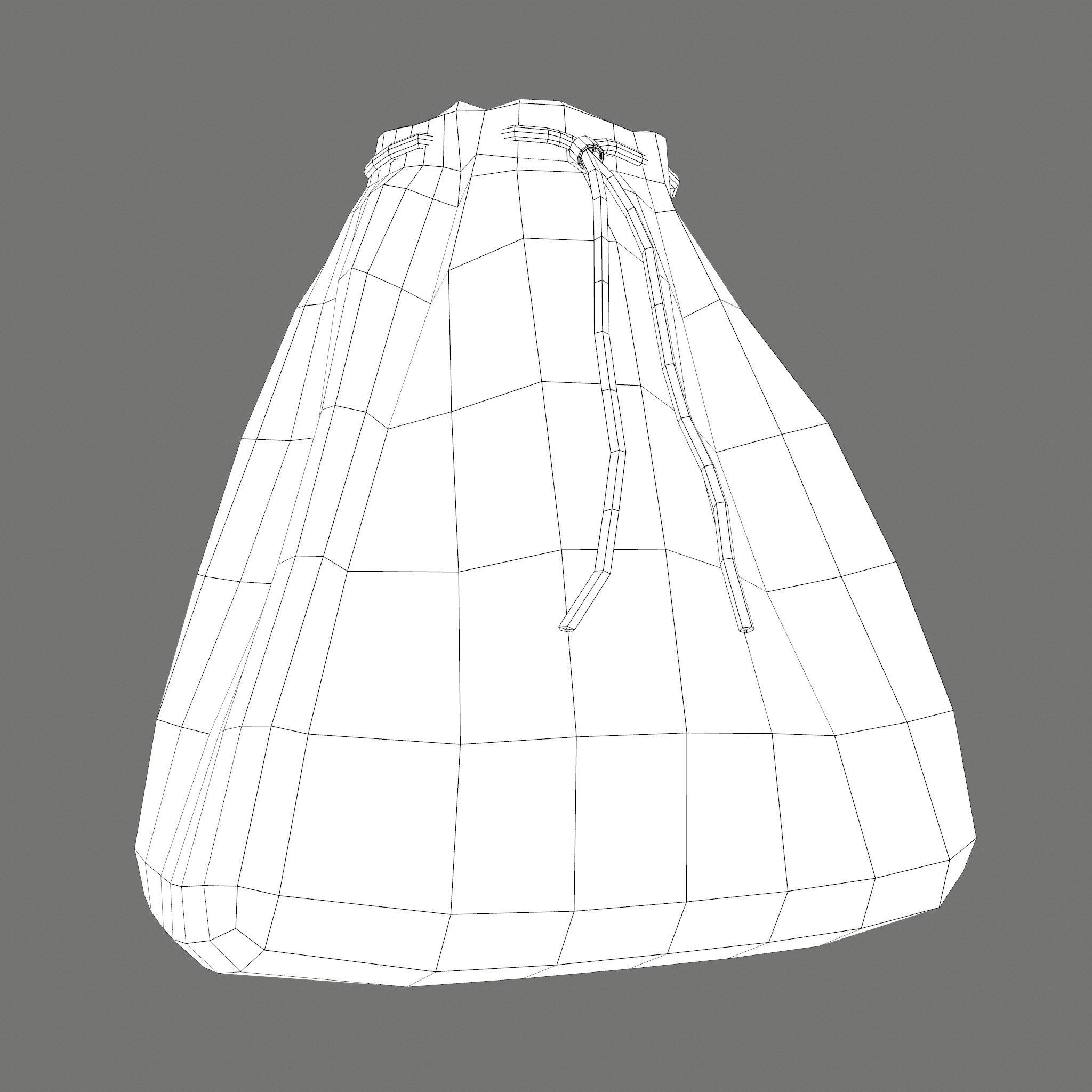 Medieval Drawstring Bag - 3D Model by Get Dead Entertainment