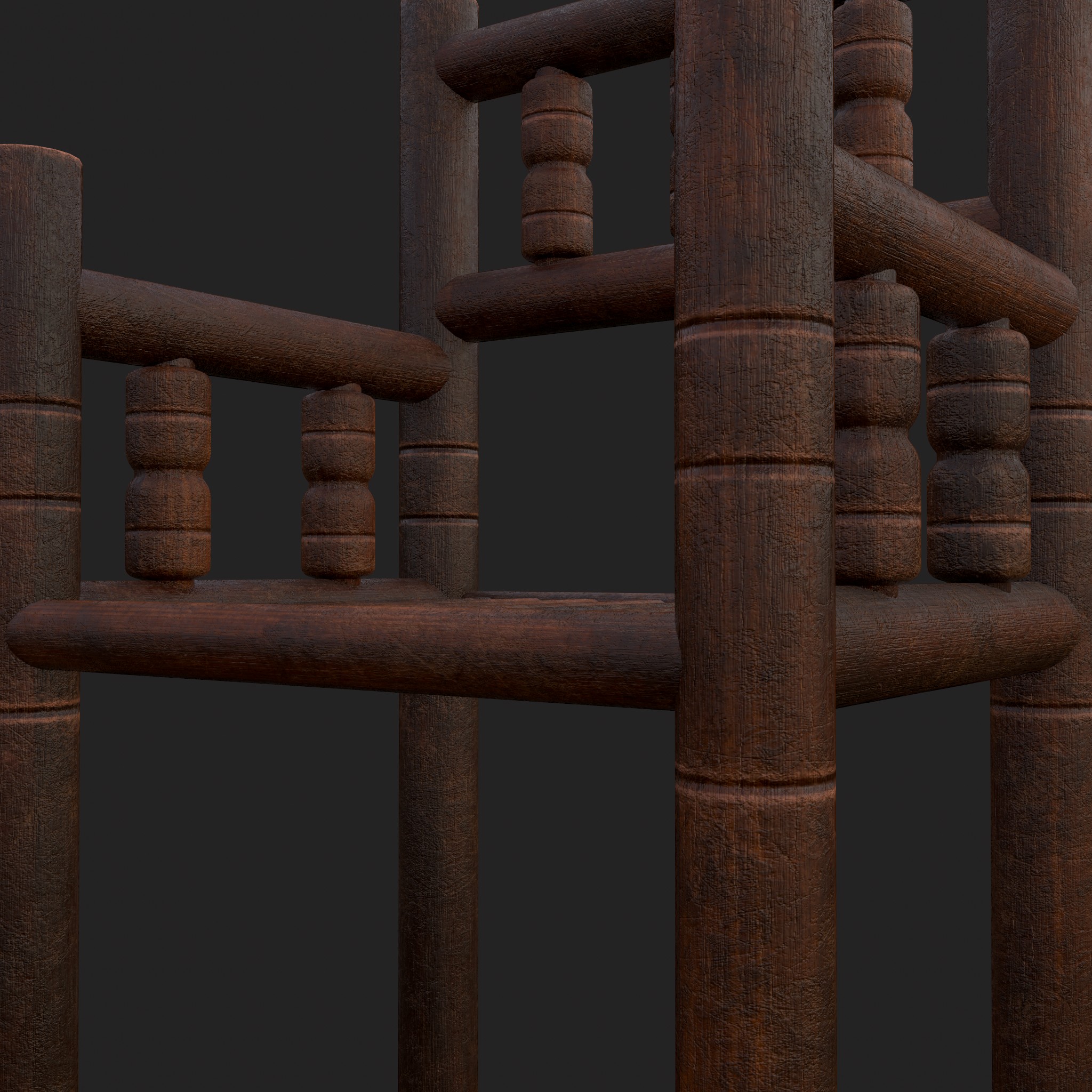 Medieval Elegant Cross Chair - 3D Model by Get Dead Entertainment