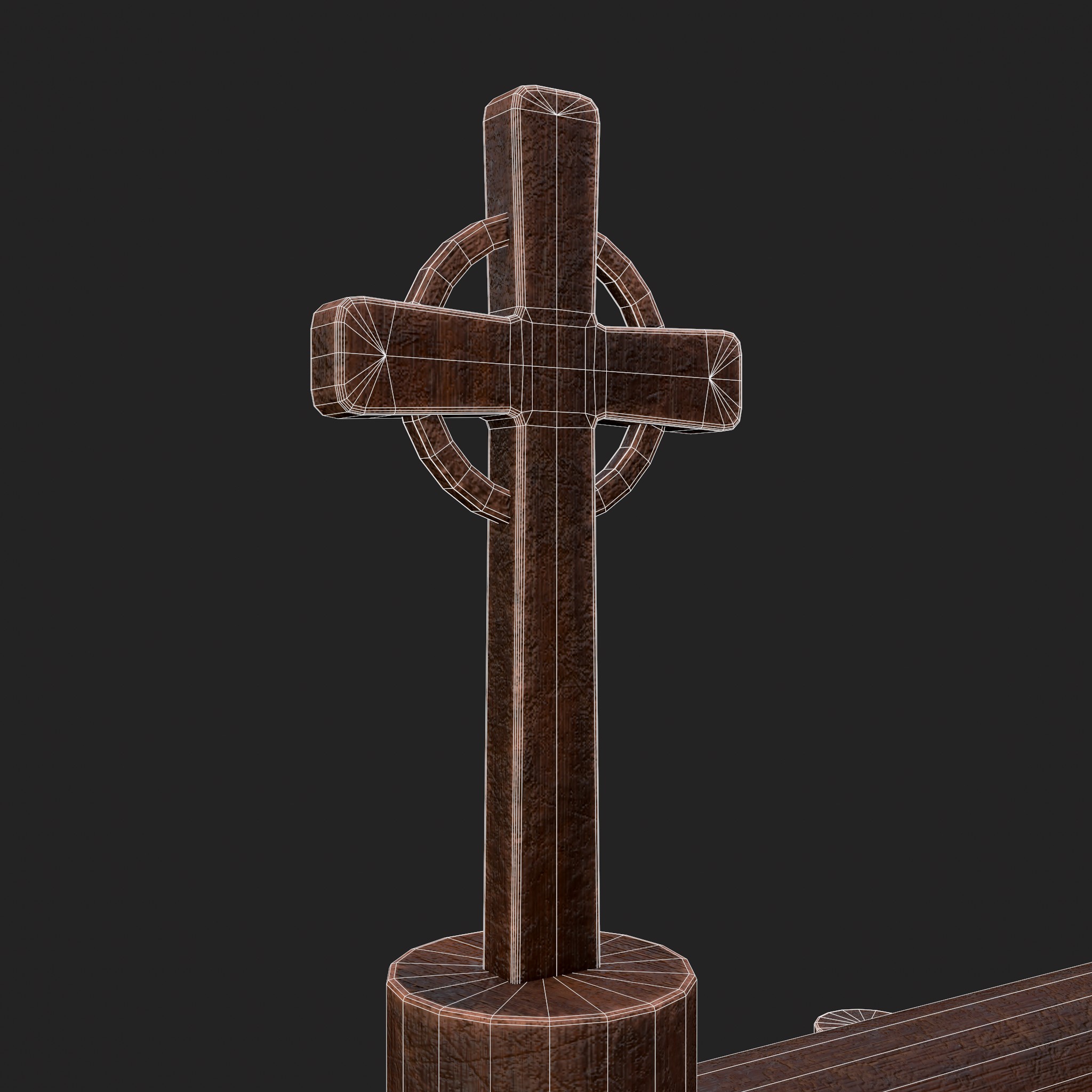 Medieval Elegant Cross Chair - 3D Model by Get Dead Entertainment