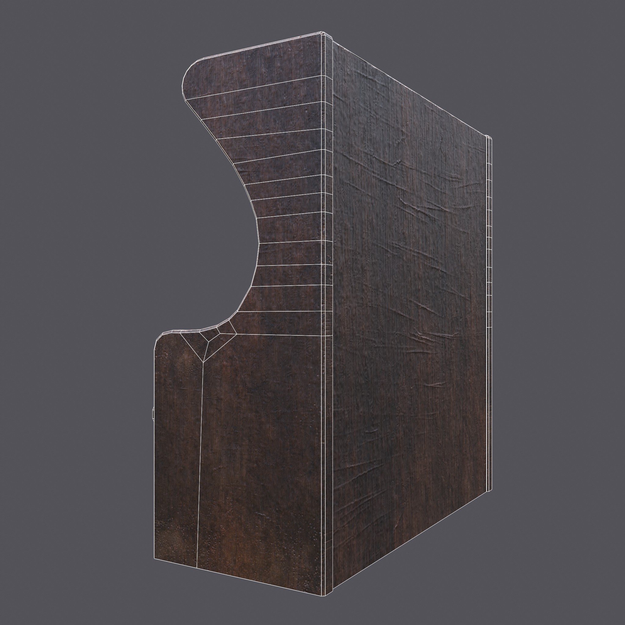 Medieval Elegant Deer Bench - 3D Model by Get Dead Entertainment