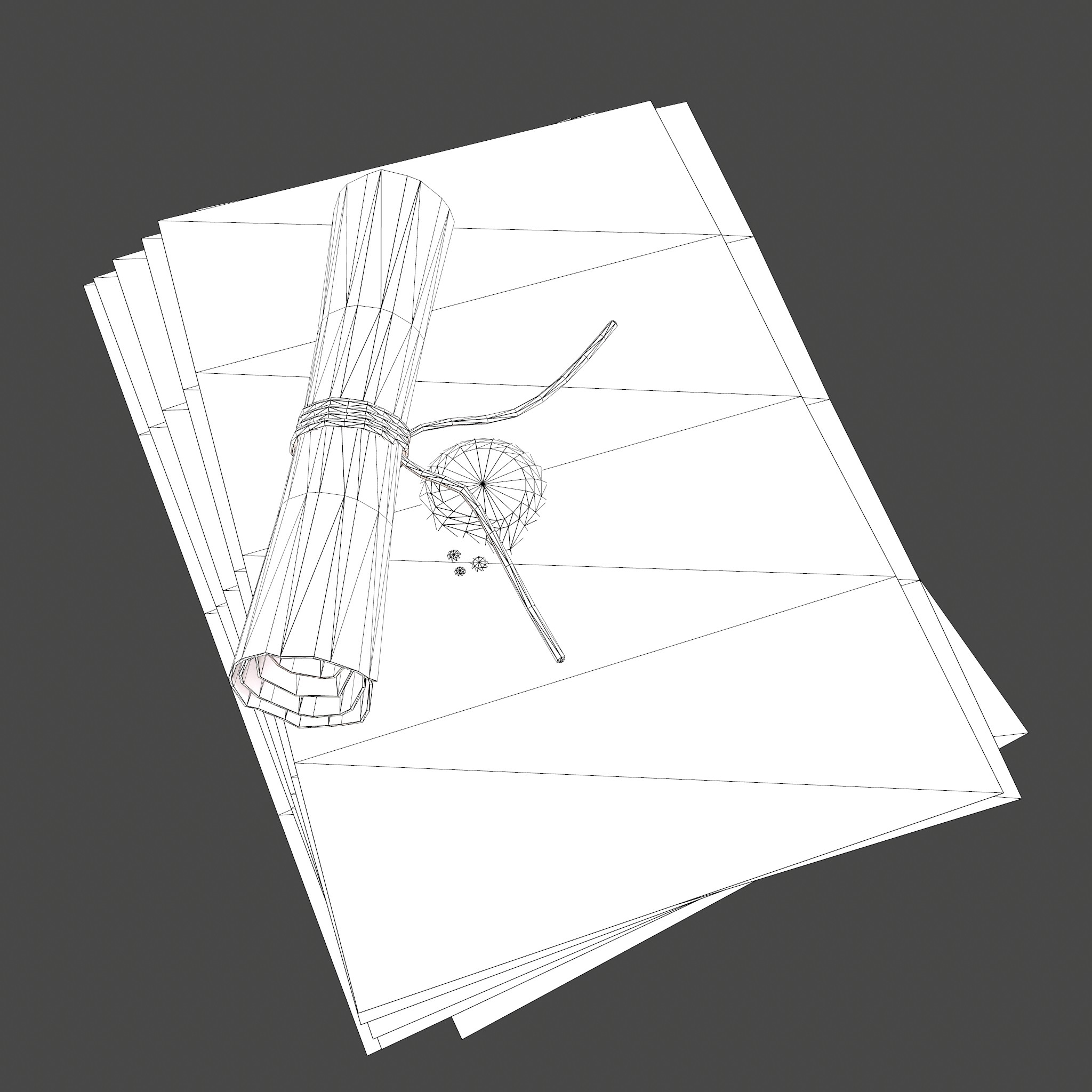 Medieval Elegant Papers - 3D Model by Get Dead Entertainment