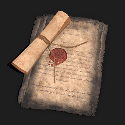 Medieval Elegant Papers - 3D Model by Get Dead Entertainment