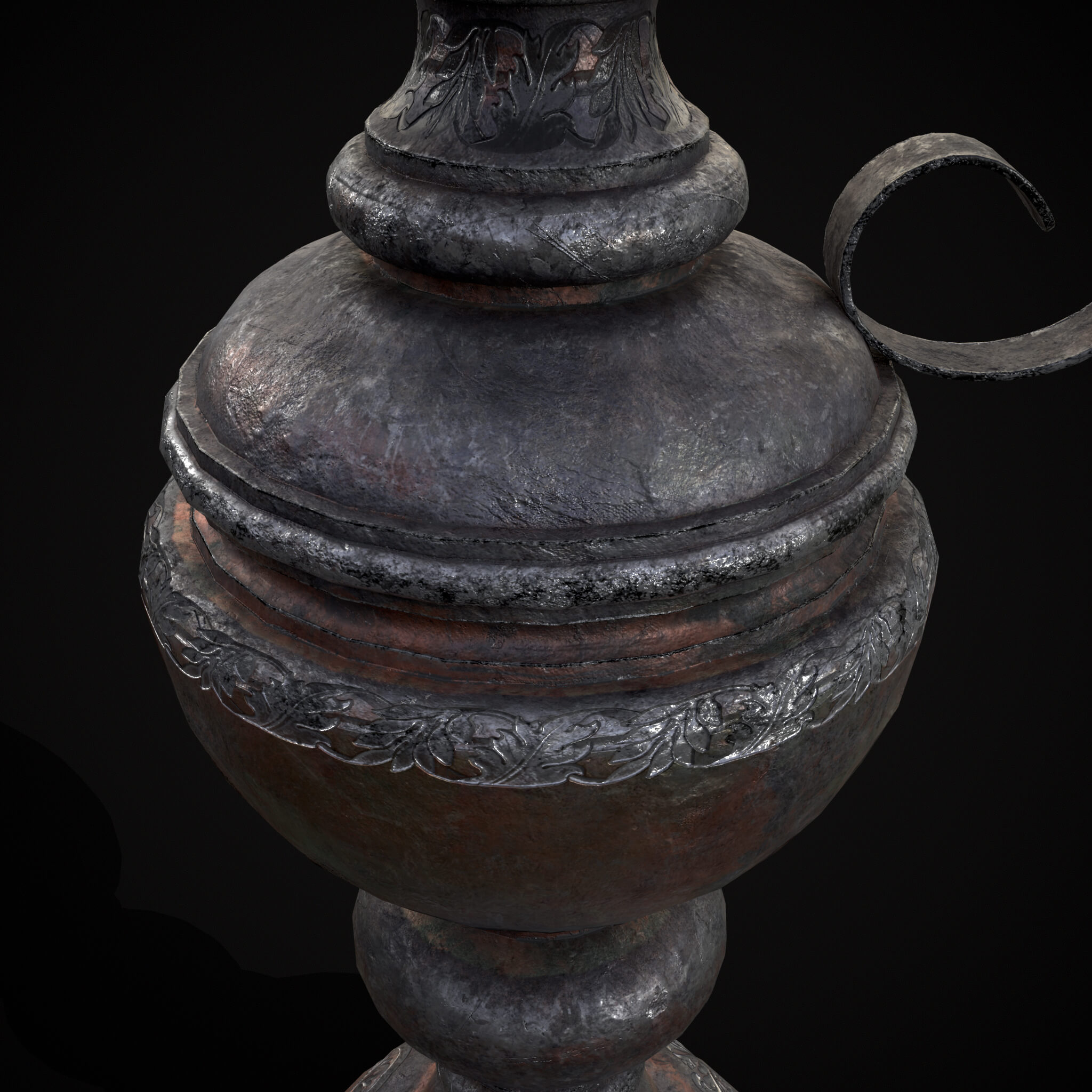 Medieval Elegant Pewter Pitcher - 3D Model by Get Dead Entertainment