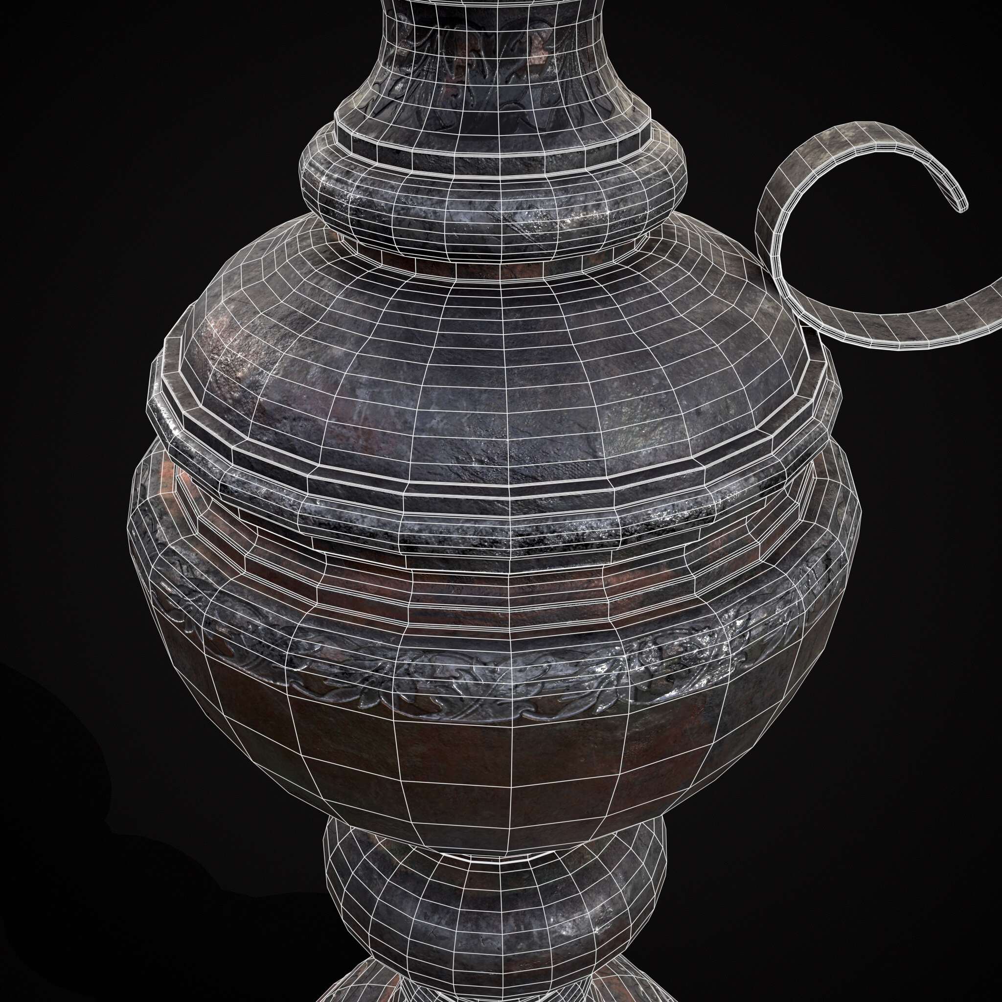 Medieval Elegant Pewter Pitcher - 3D Model by Get Dead Entertainment