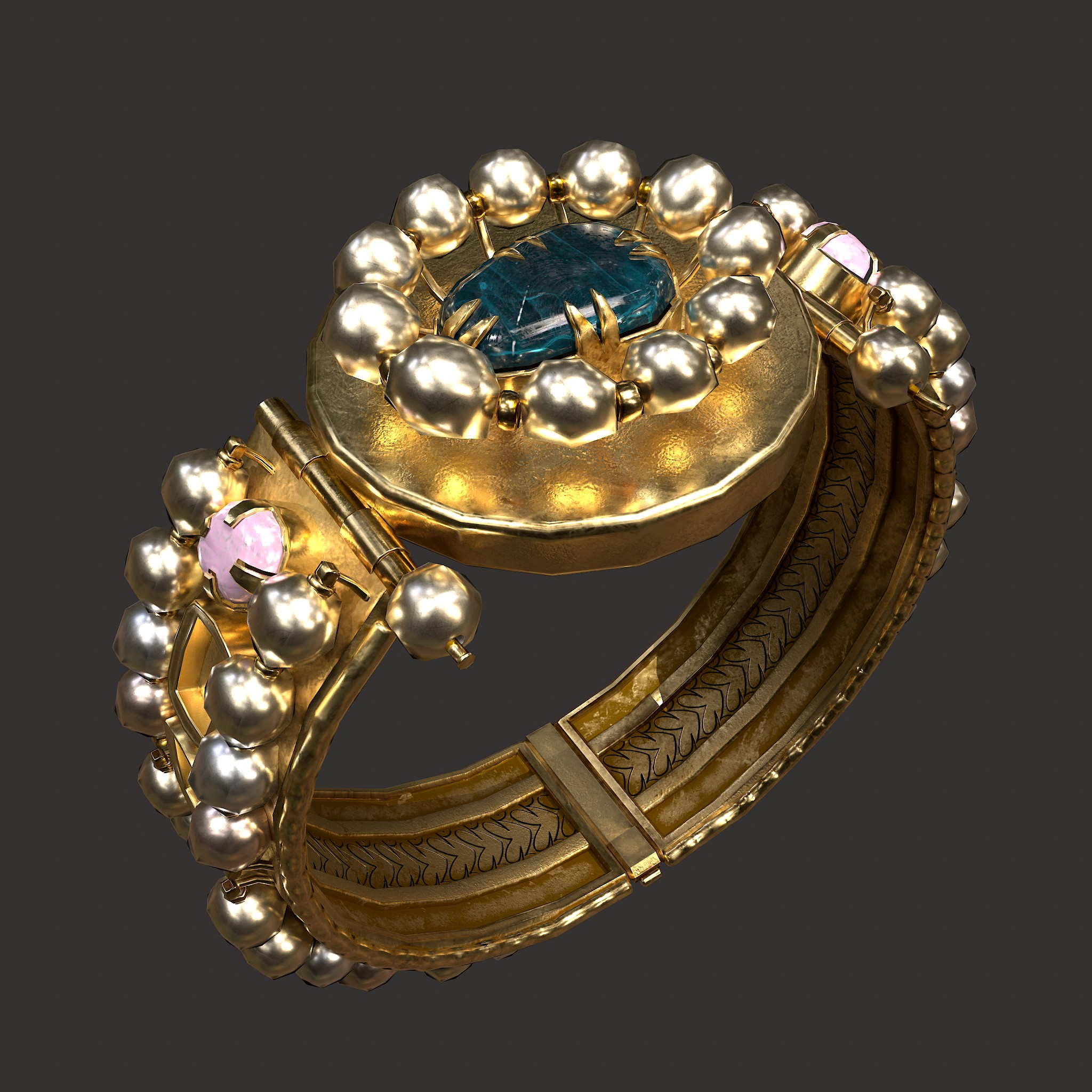 Medieval Elegant Ring - 3D Model by Get Dead Entertainment