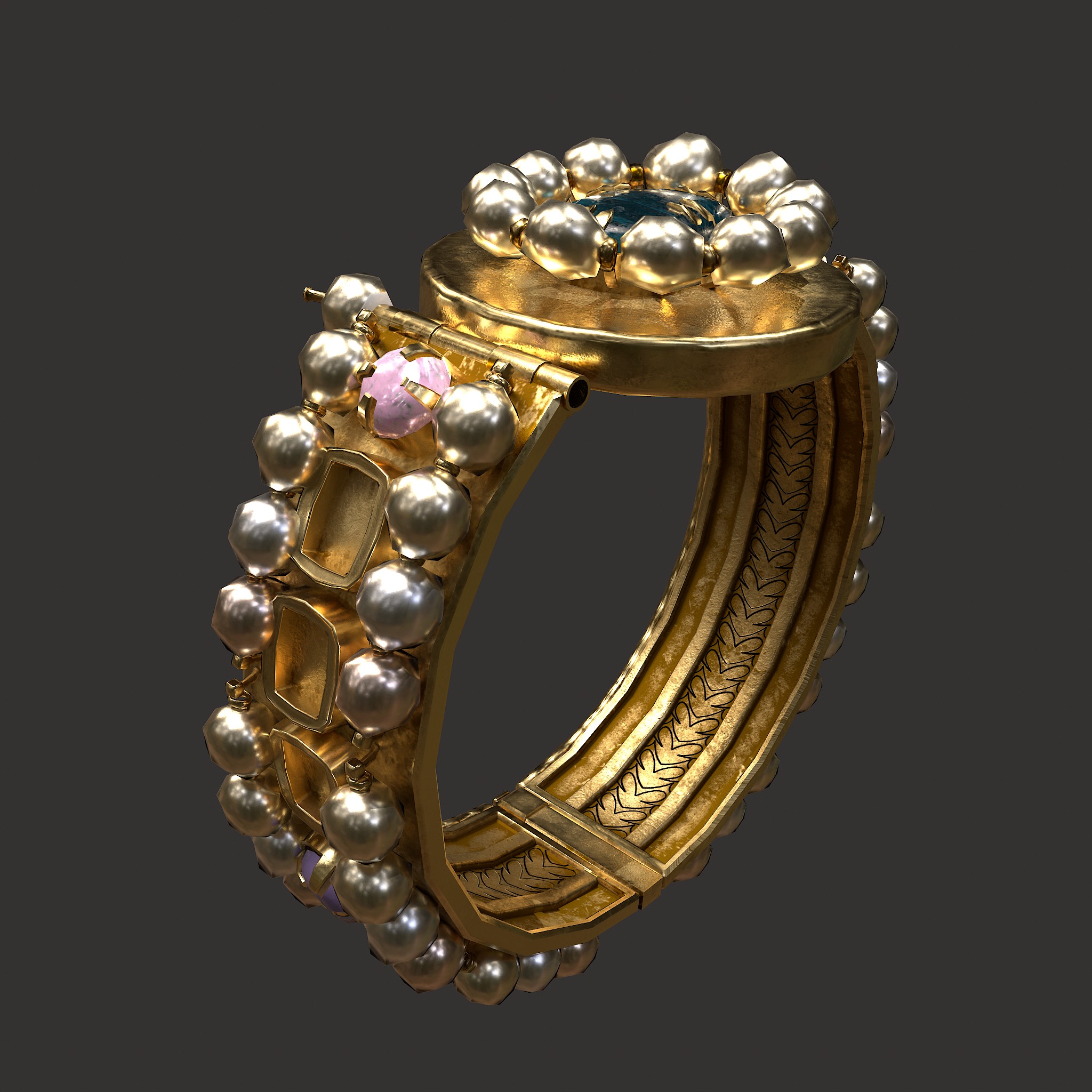 Medieval Elegant Ring - 3D Model by Get Dead Entertainment