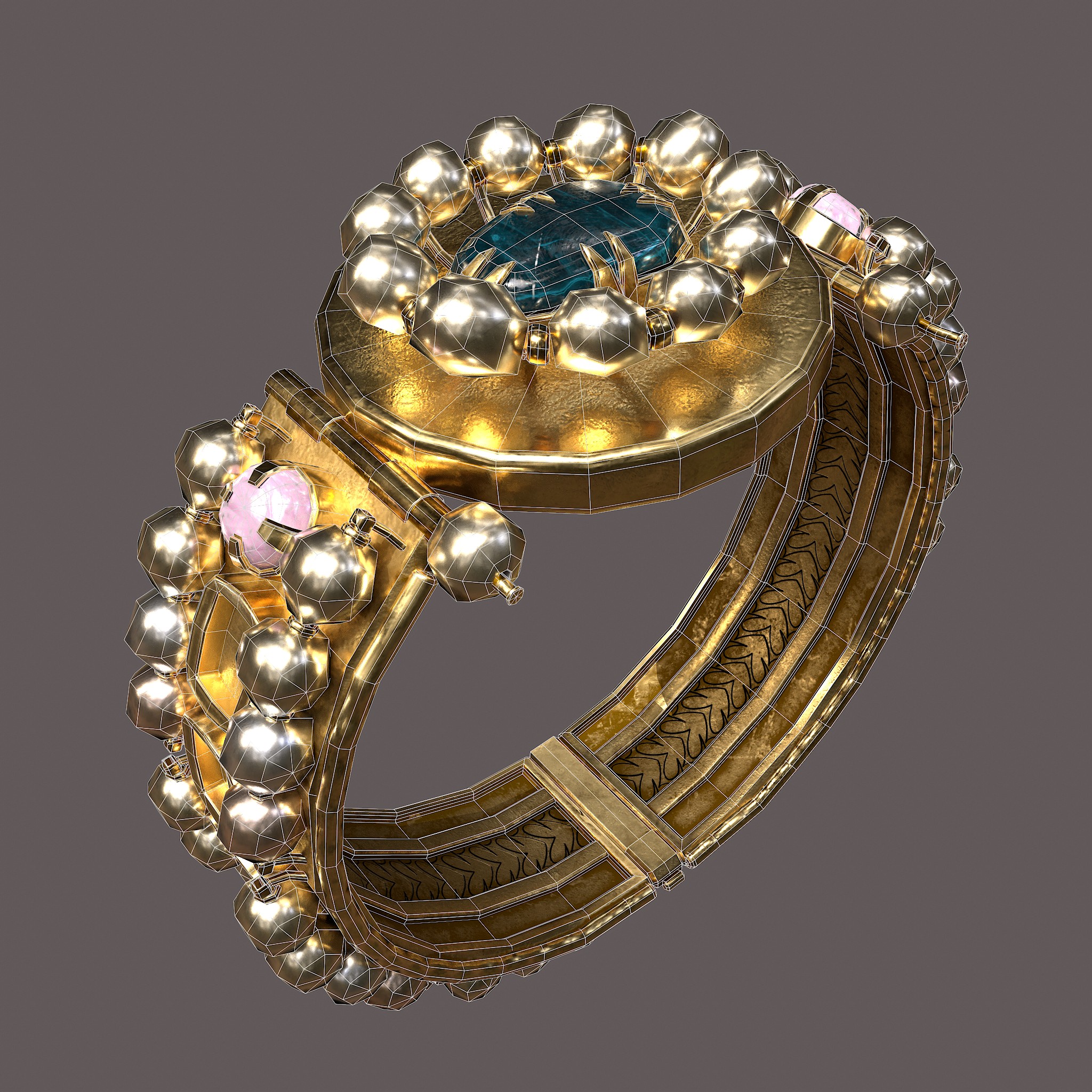 Medieval Elegant Ring - 3D Model by Get Dead Entertainment