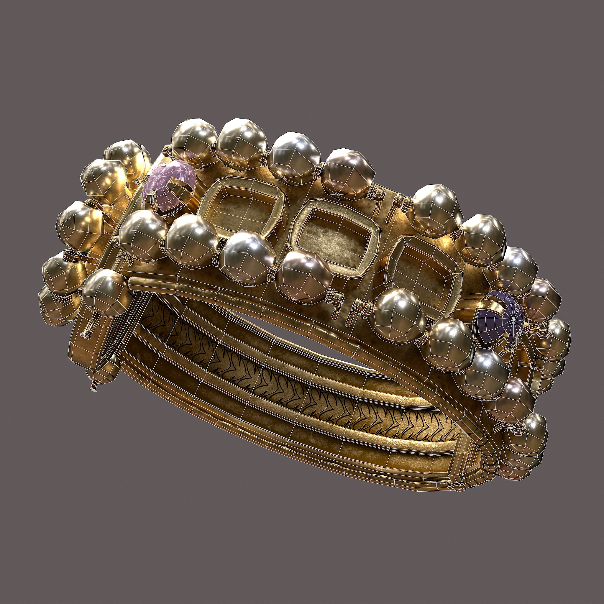Medieval Elegant Ring - 3D Model by Get Dead Entertainment