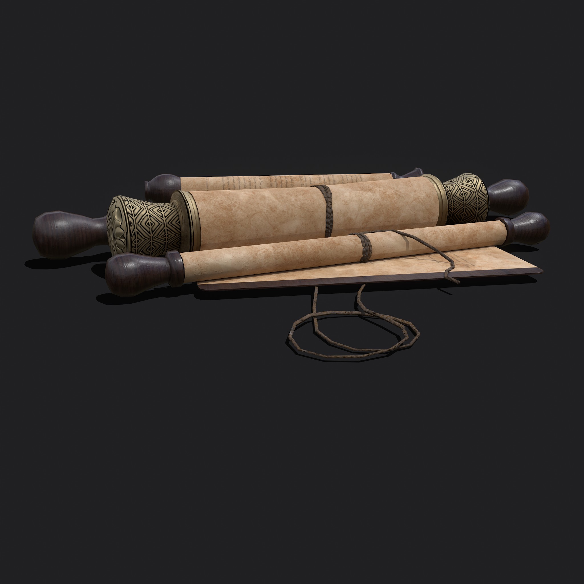 Medieval Elegant Scrolls - 3D Model by Get Dead Entertainment