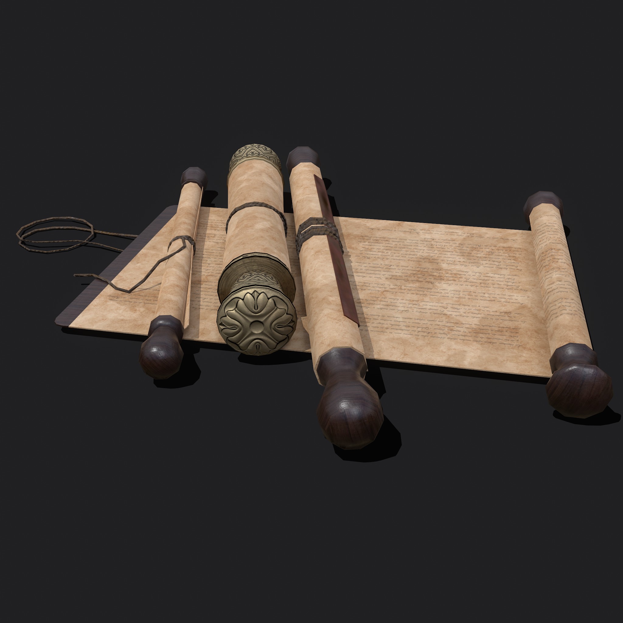 Medieval Elegant Scrolls - 3D Model by Get Dead Entertainment