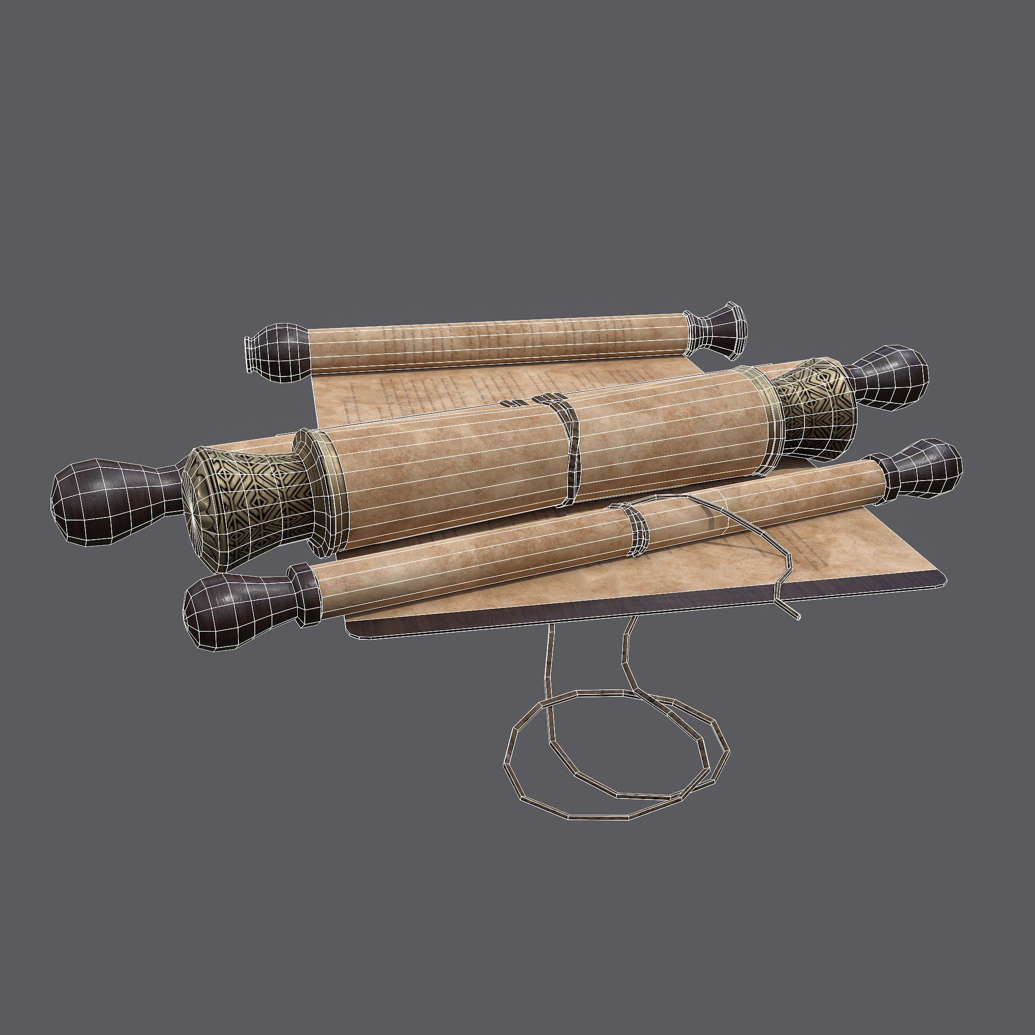 Medieval Elegant Scrolls - 3D Model by Get Dead Entertainment