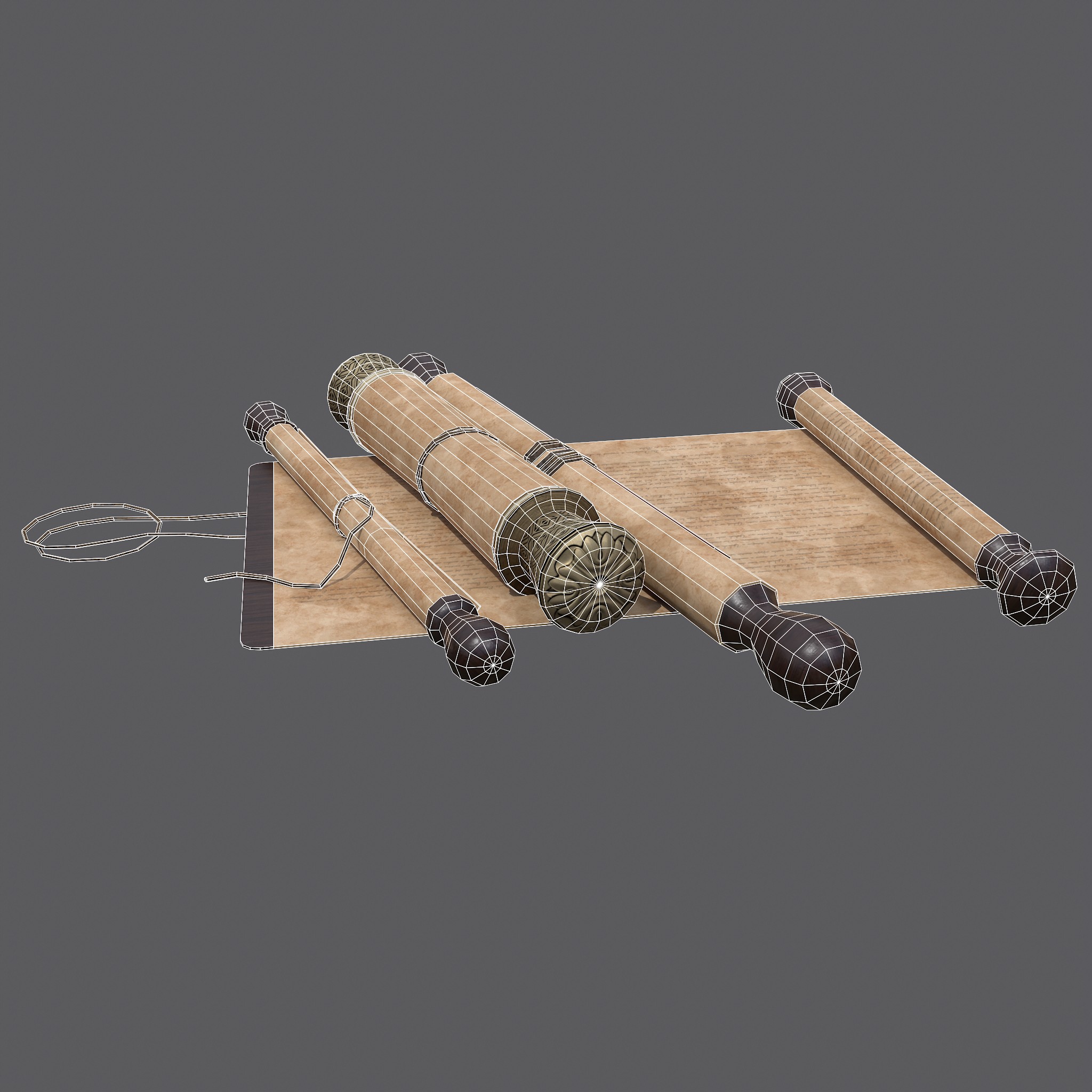 Medieval Elegant Scrolls - 3D Model by Get Dead Entertainment