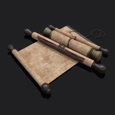 Medieval Elegant Scrolls - 3D Model by Get Dead Entertainment