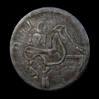 Medieval Engraved Horse Coin - 3D Model by Get Dead Entertainment