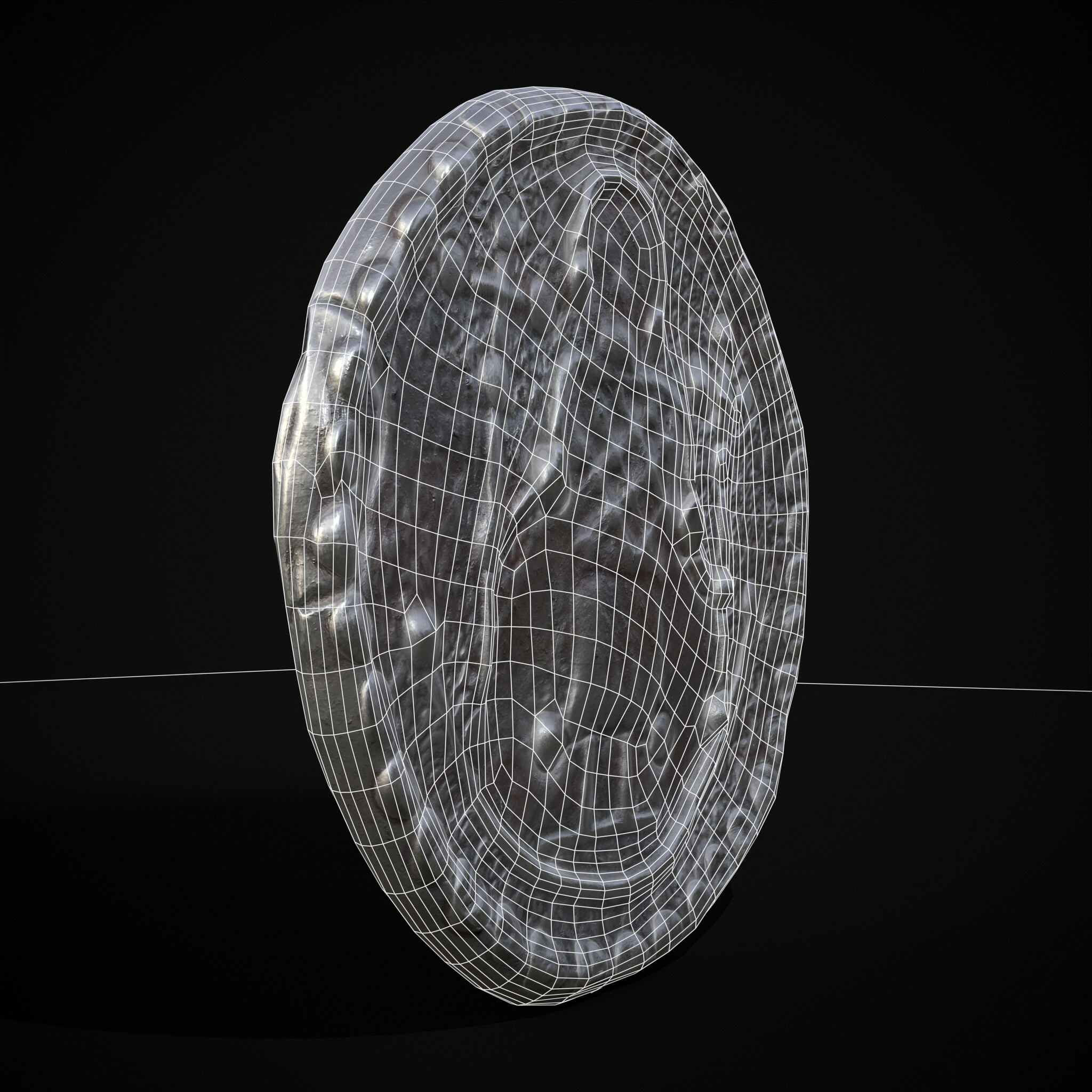 Medieval Engraved Man Coin - Free 3D Model by Get Dead Entertainment