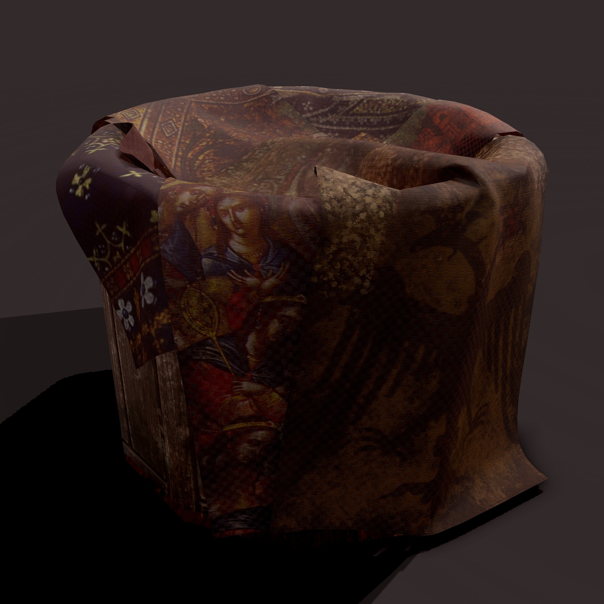 Medieval Fabric Bucket - 3D Model by Get Dead Entertainment