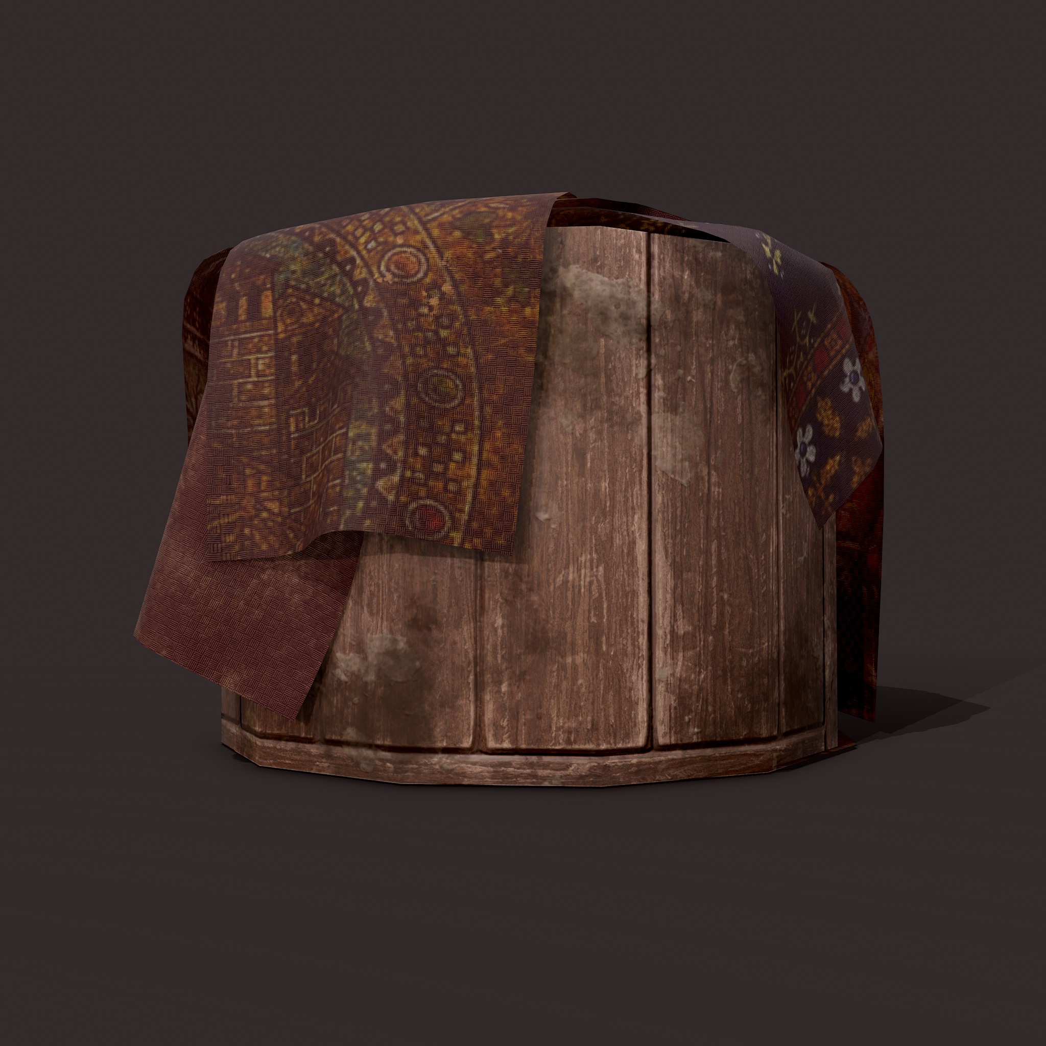 Medieval Fabric Bucket - 3D Model by Get Dead Entertainment