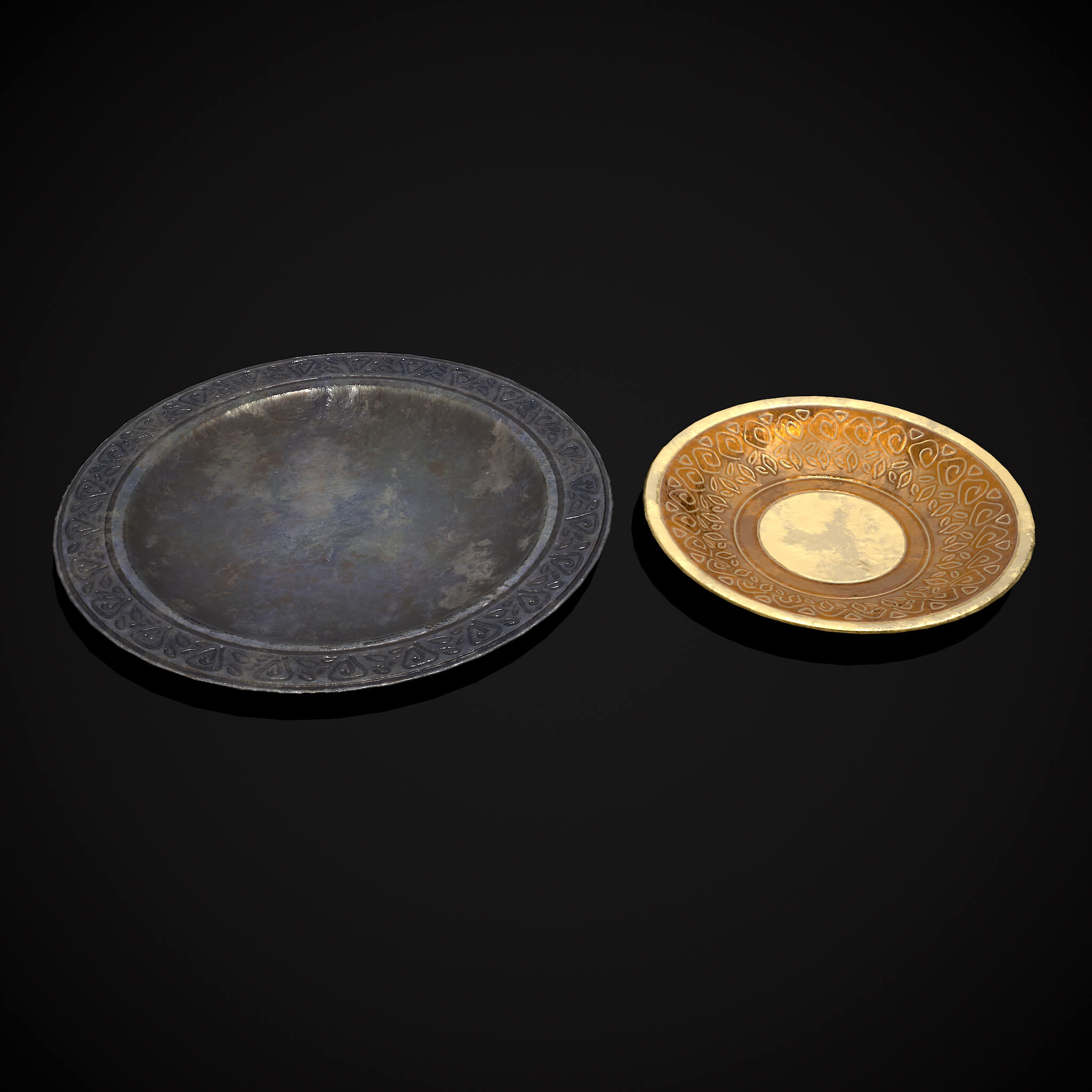 Medieval Fancy Plates - 3D Model by Get Dead Entertainment