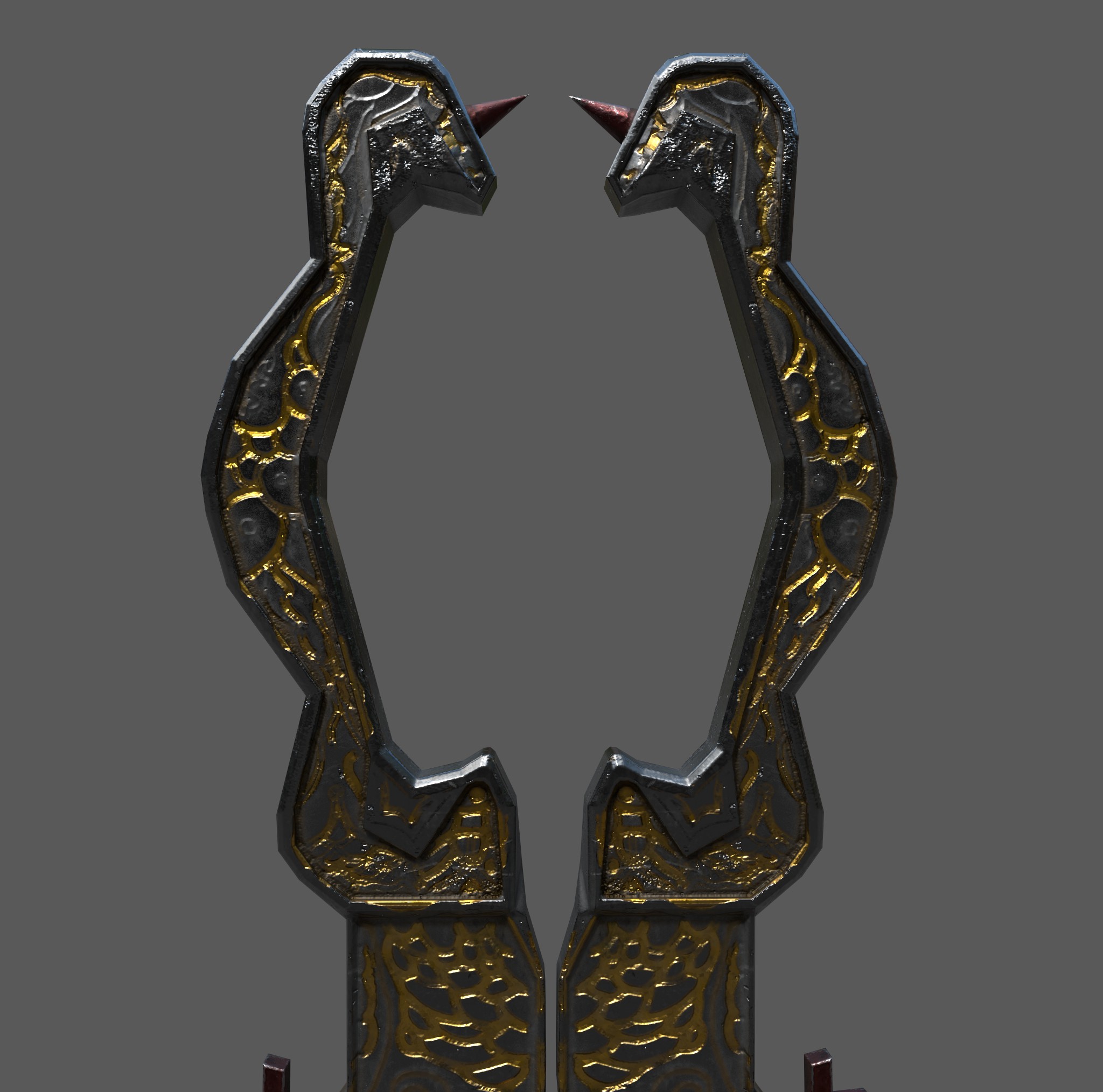 Medieval Fancy Scissors - 3D Model by Get Dead Entertainment