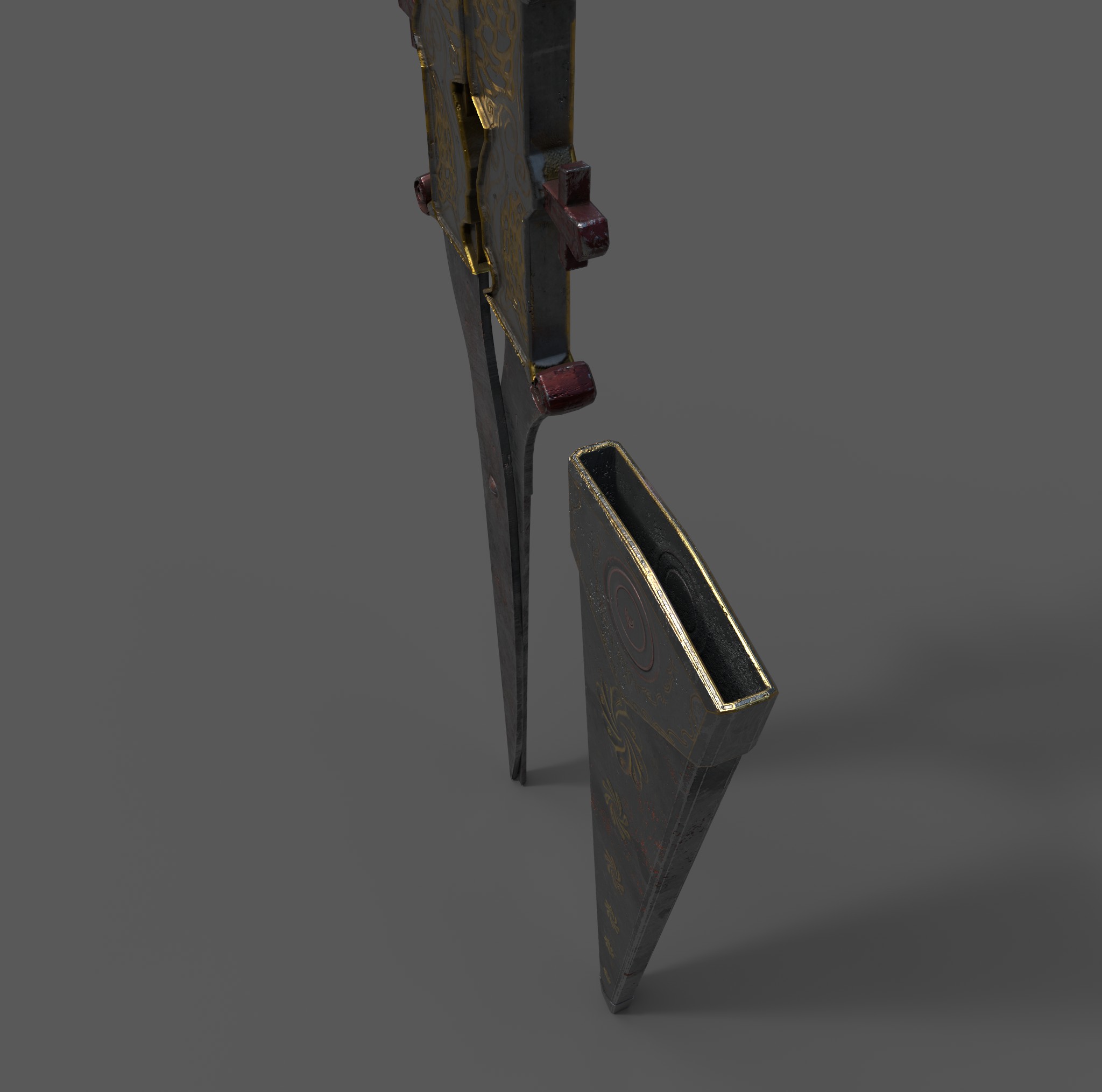 Medieval Fancy Scissors - 3D Model by Get Dead Entertainment