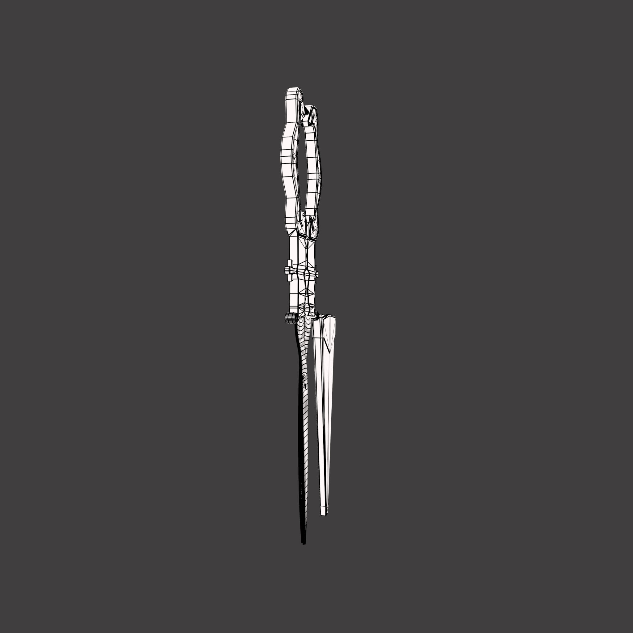 Medieval Fancy Scissors - 3D Model by Get Dead Entertainment