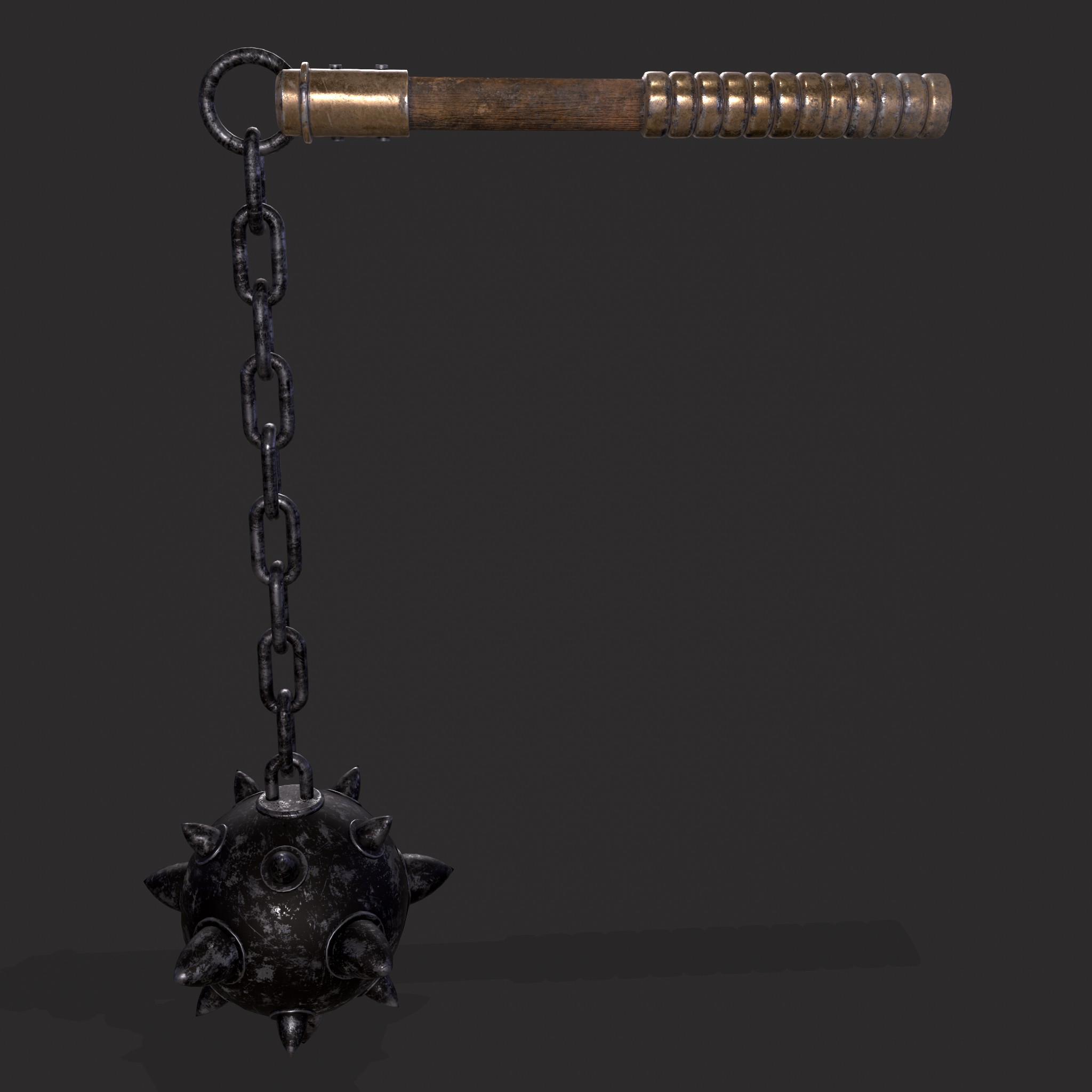 Medieval Flail - 3D Model by Get Dead Entertainment