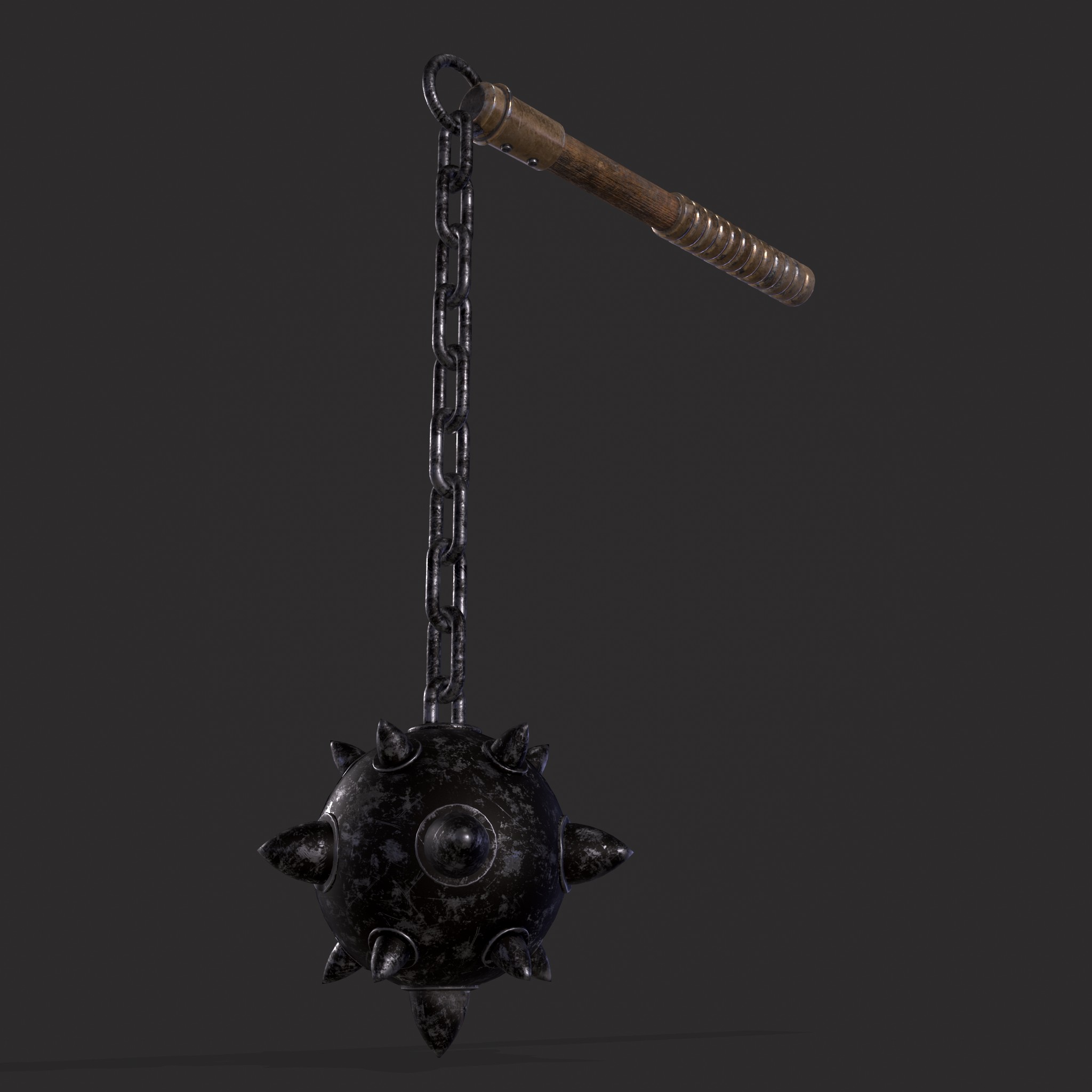 Medieval Flail - 3D Model by Get Dead Entertainment