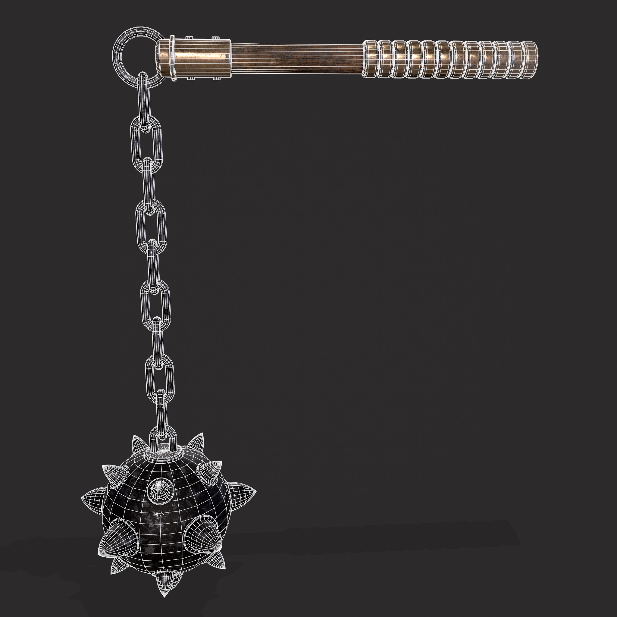 Medieval Flail - 3D Model by Get Dead Entertainment