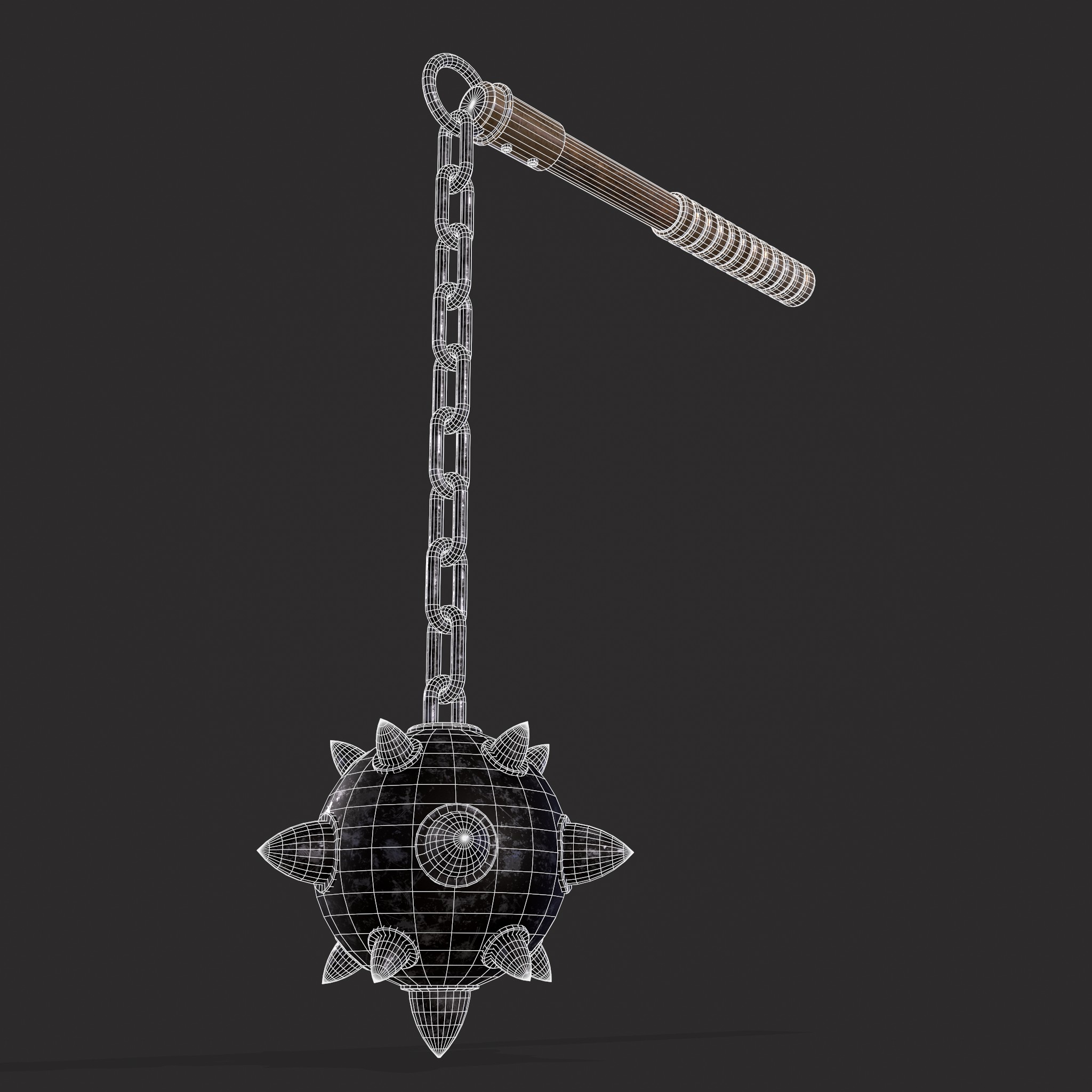 Medieval Flail - 3D Model by Get Dead Entertainment