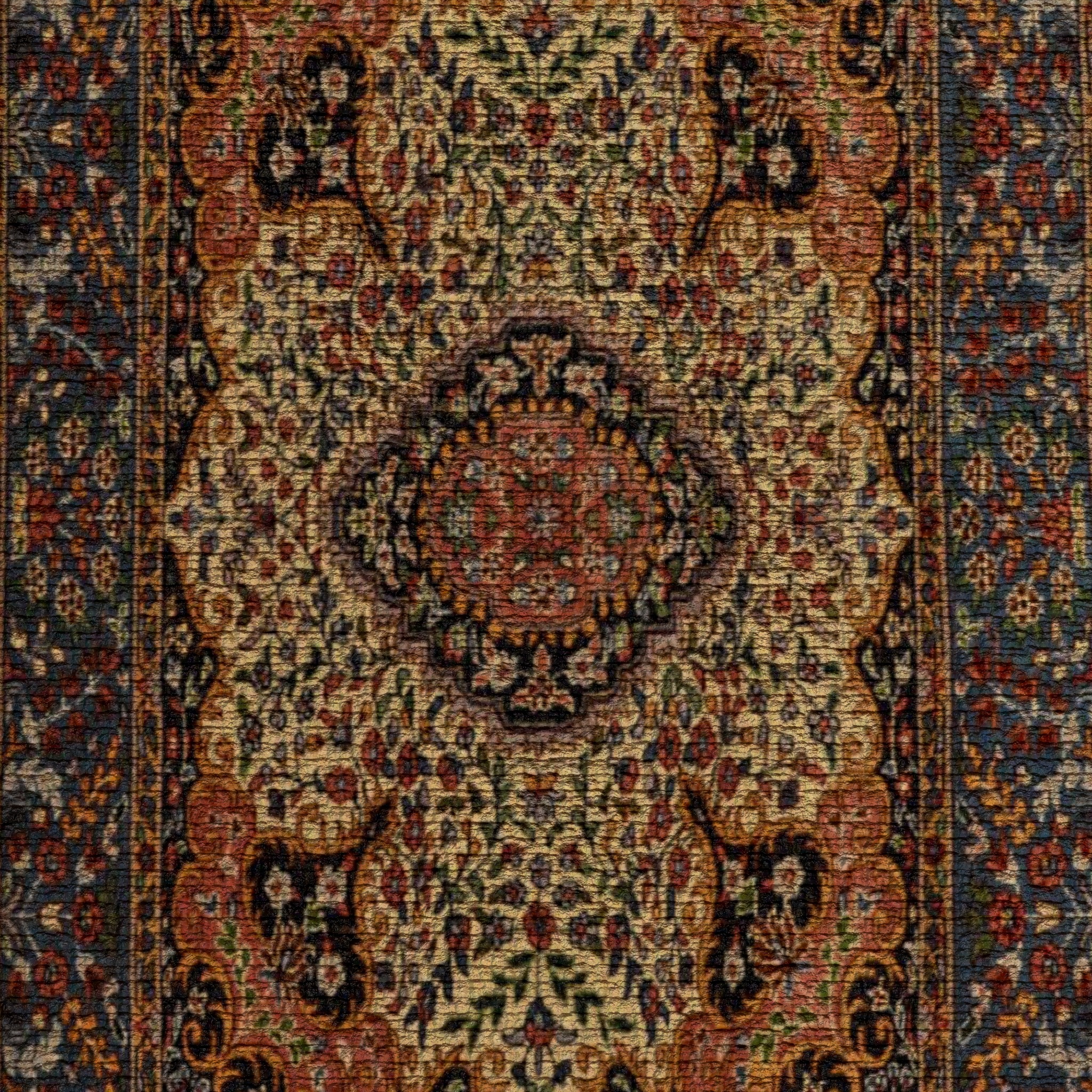 Medieval Flower Design Tapestry - 3D Model by Get Dead Entertainment