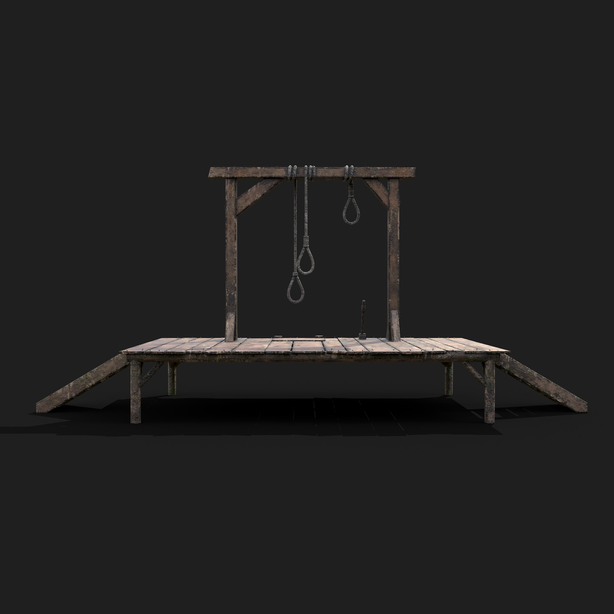 Medieval Gallows - 3D Model by Get Dead Entertainment