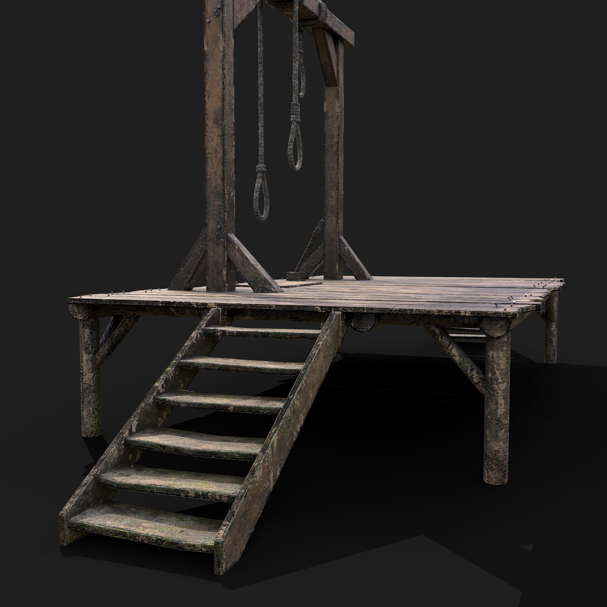 Medieval Gallows - 3D Model by Get Dead Entertainment