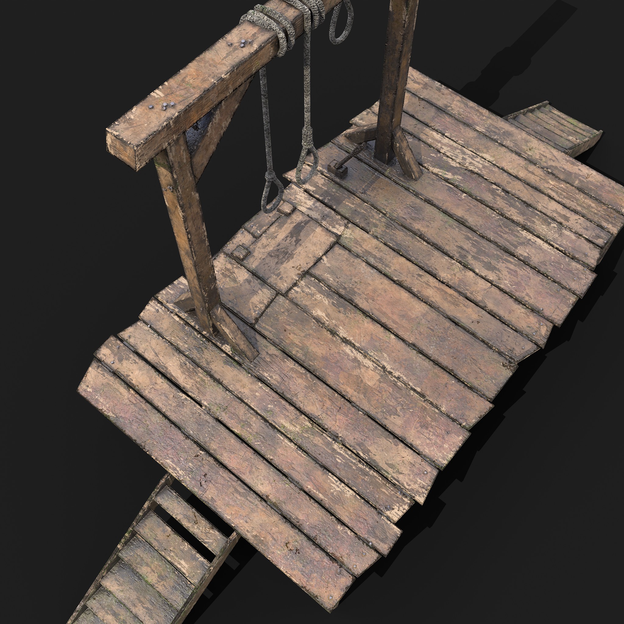 Medieval Gallows - 3D Model by Get Dead Entertainment