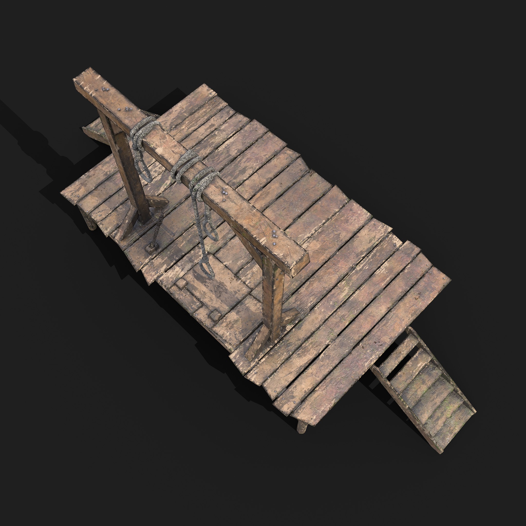 Medieval Gallows - 3D Model by Get Dead Entertainment