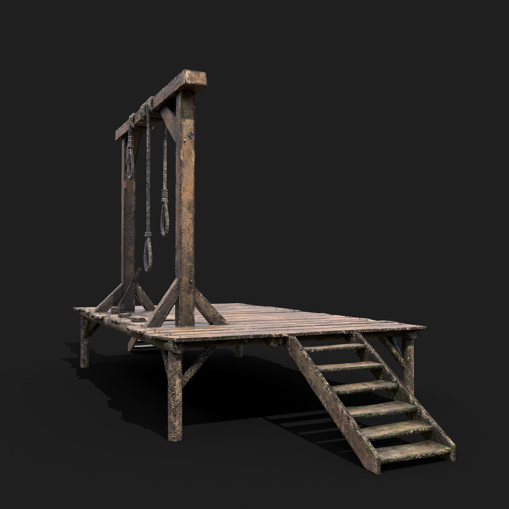 Medieval Gallows - 3D Model by Get Dead Entertainment