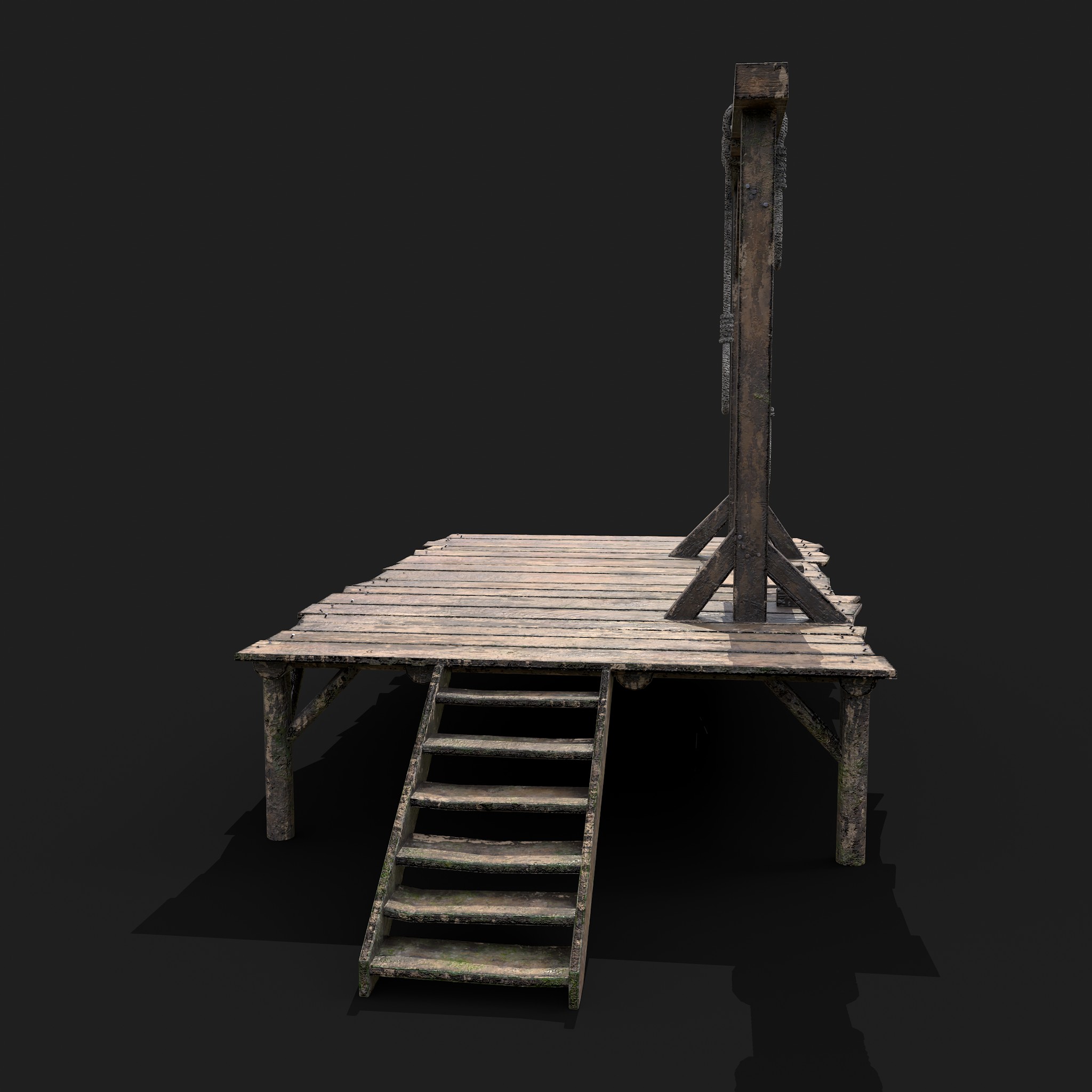 Medieval Gallows - 3D Model by Get Dead Entertainment
