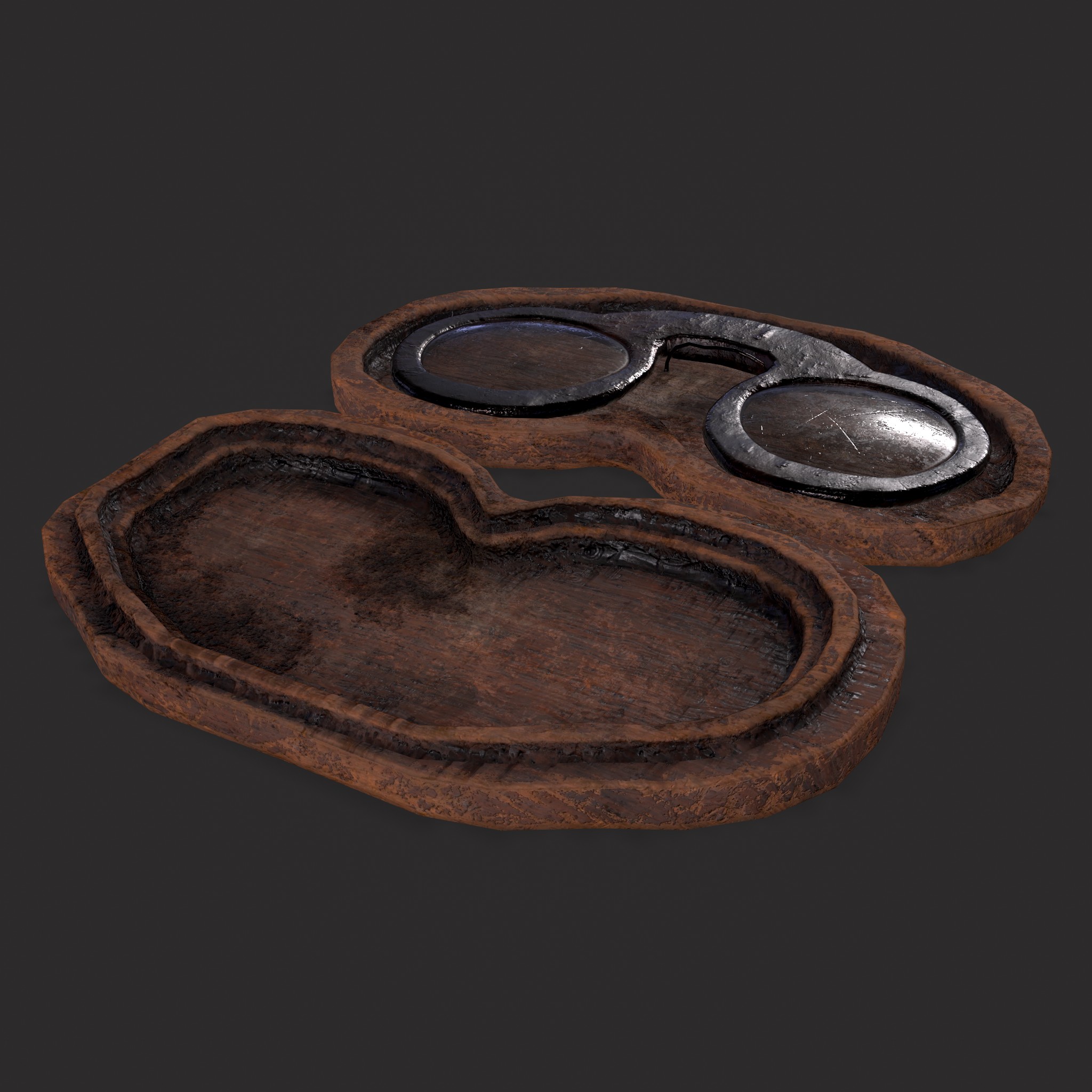 Medieval Glasses and Case - 3D Model by Get Dead Entertainment