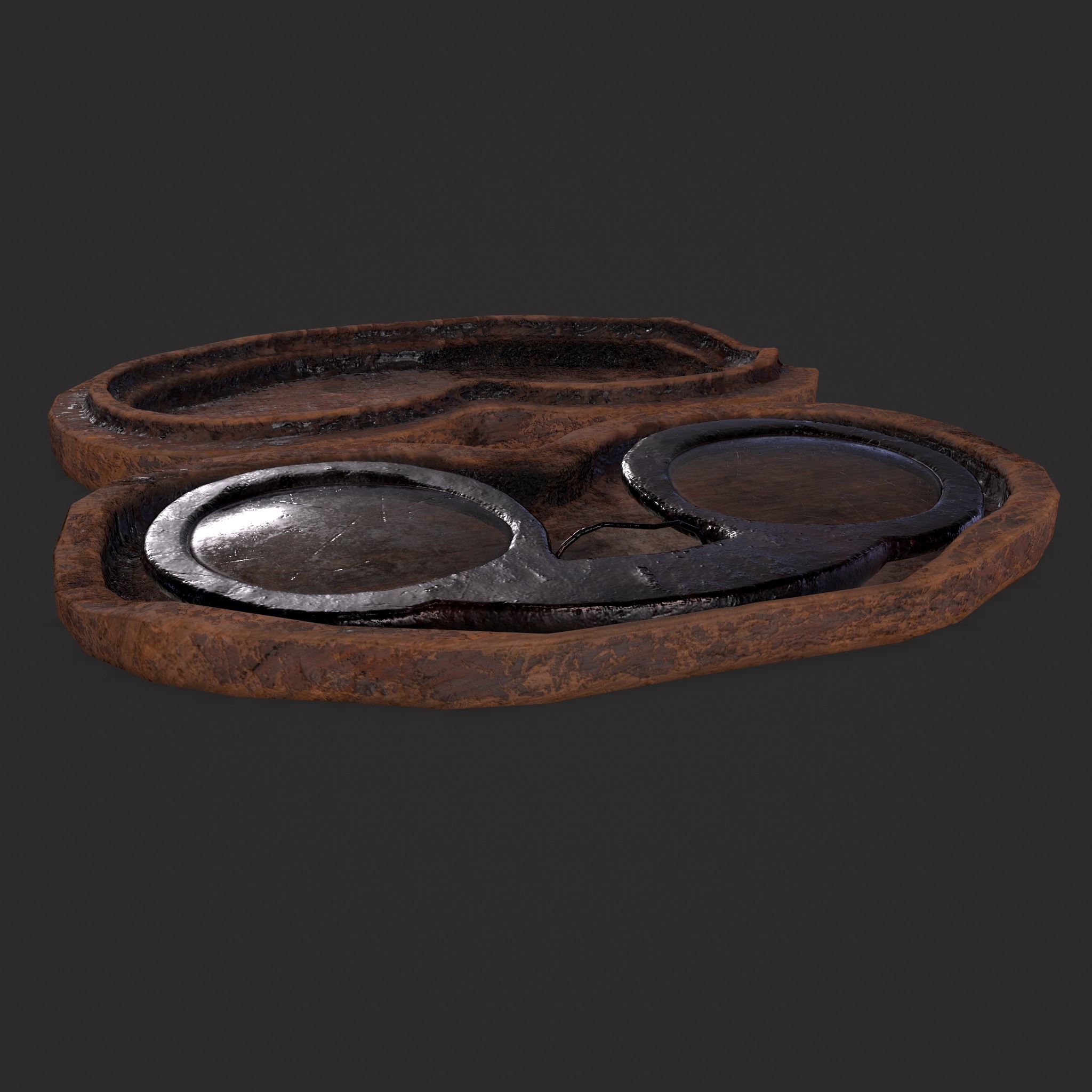 Medieval Glasses and Case - 3D Model by Get Dead Entertainment