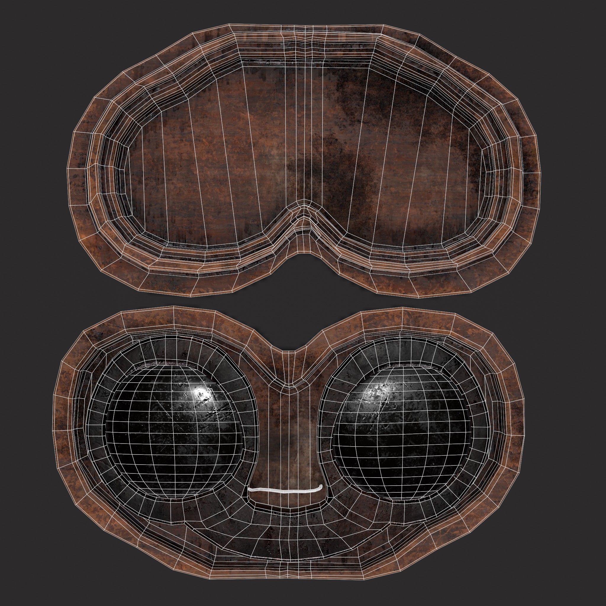 Medieval Glasses and Case - 3D Model by Get Dead Entertainment