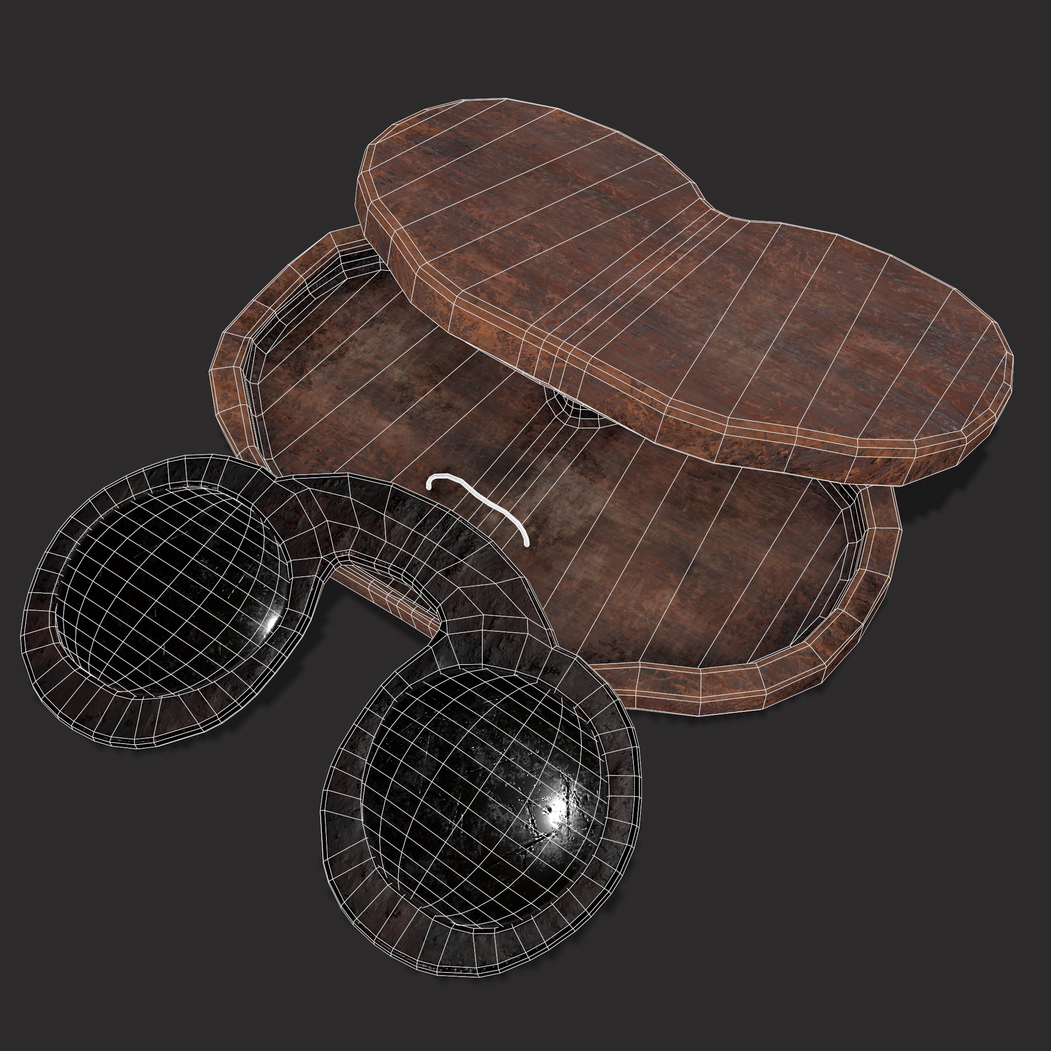 Medieval Glasses and Case - 3D Model by Get Dead Entertainment