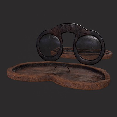 Medieval Glasses and Case - 3D Model by Get Dead Entertainment