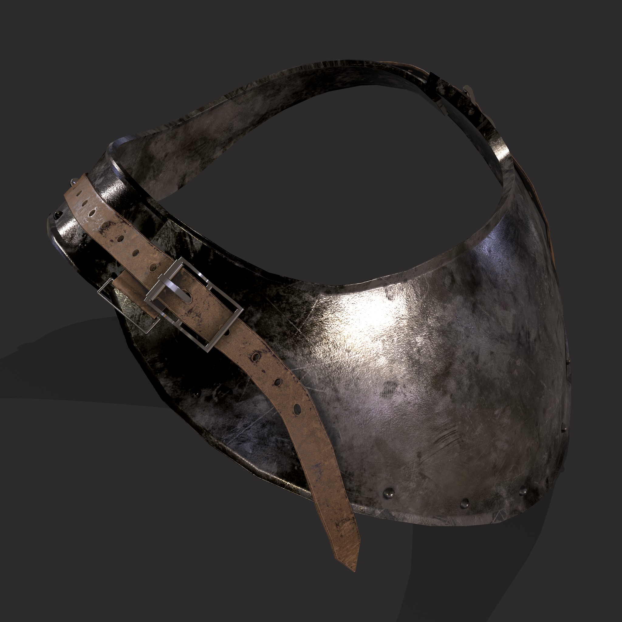 Medieval Gorget - 3D Model by Get Dead Entertainment
